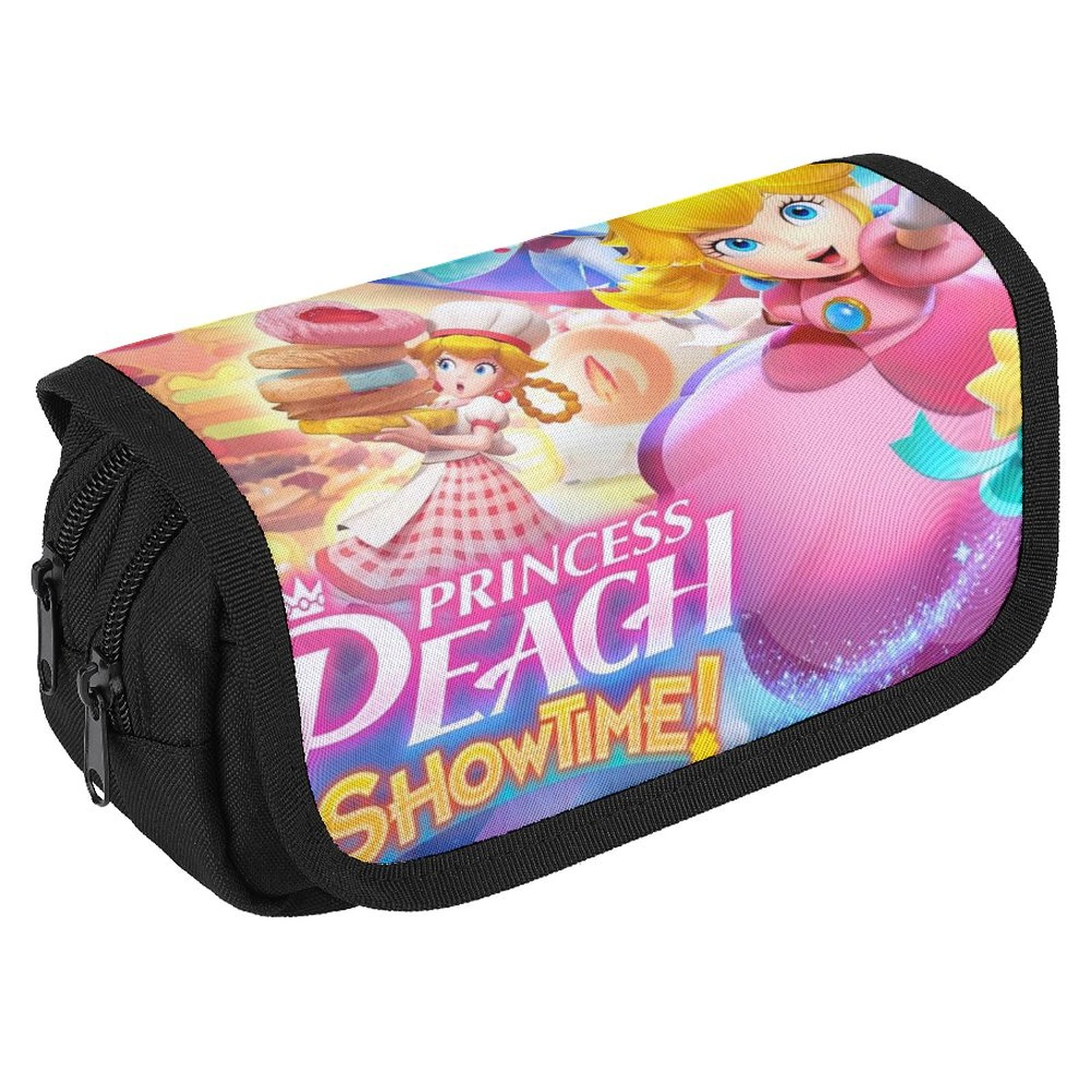 Princess Peach Large Pencil Case, Durable Pencil Pouch with Big ...