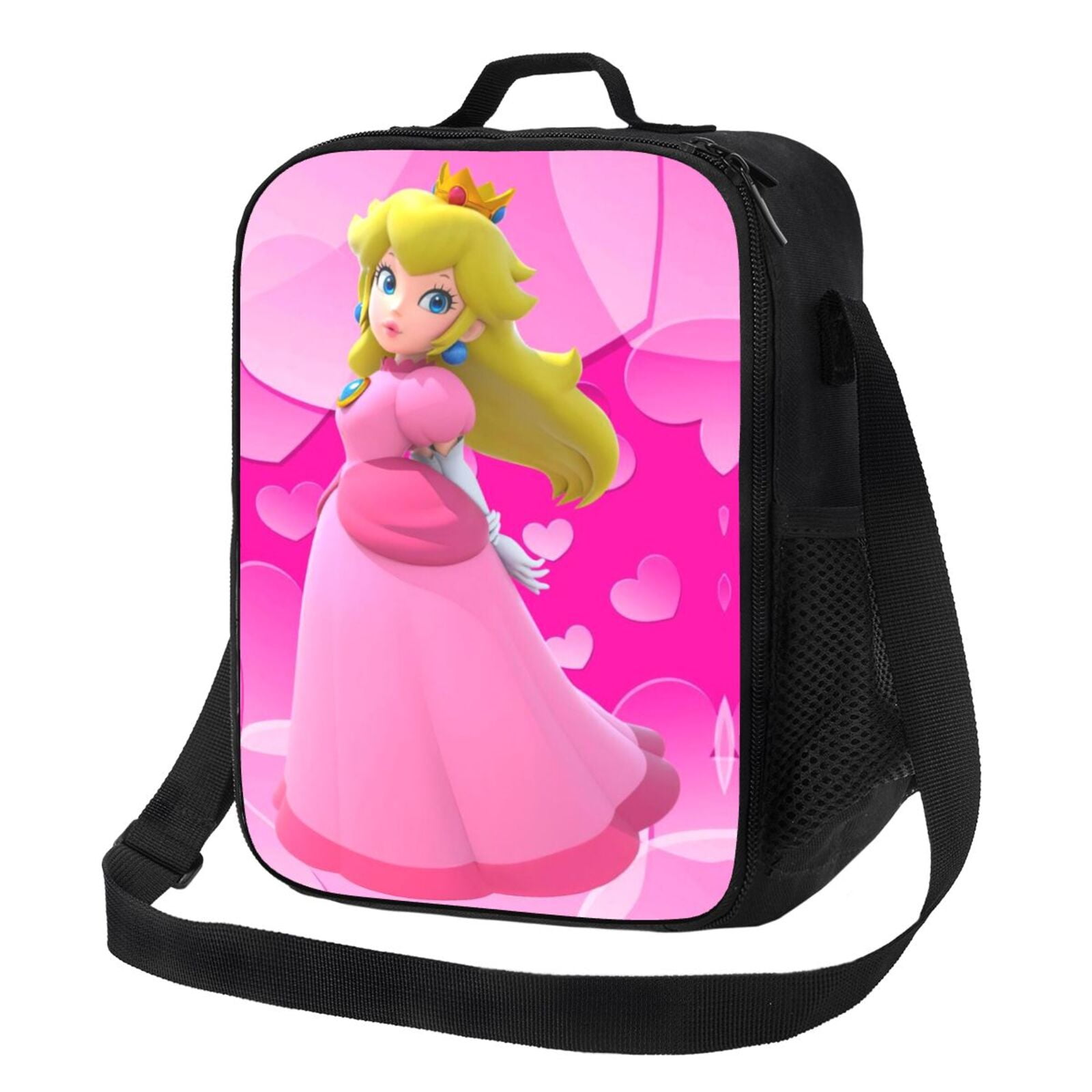 Princess Peach Lunch Bag Handheld Lunch Box Lightweight & Compact ...