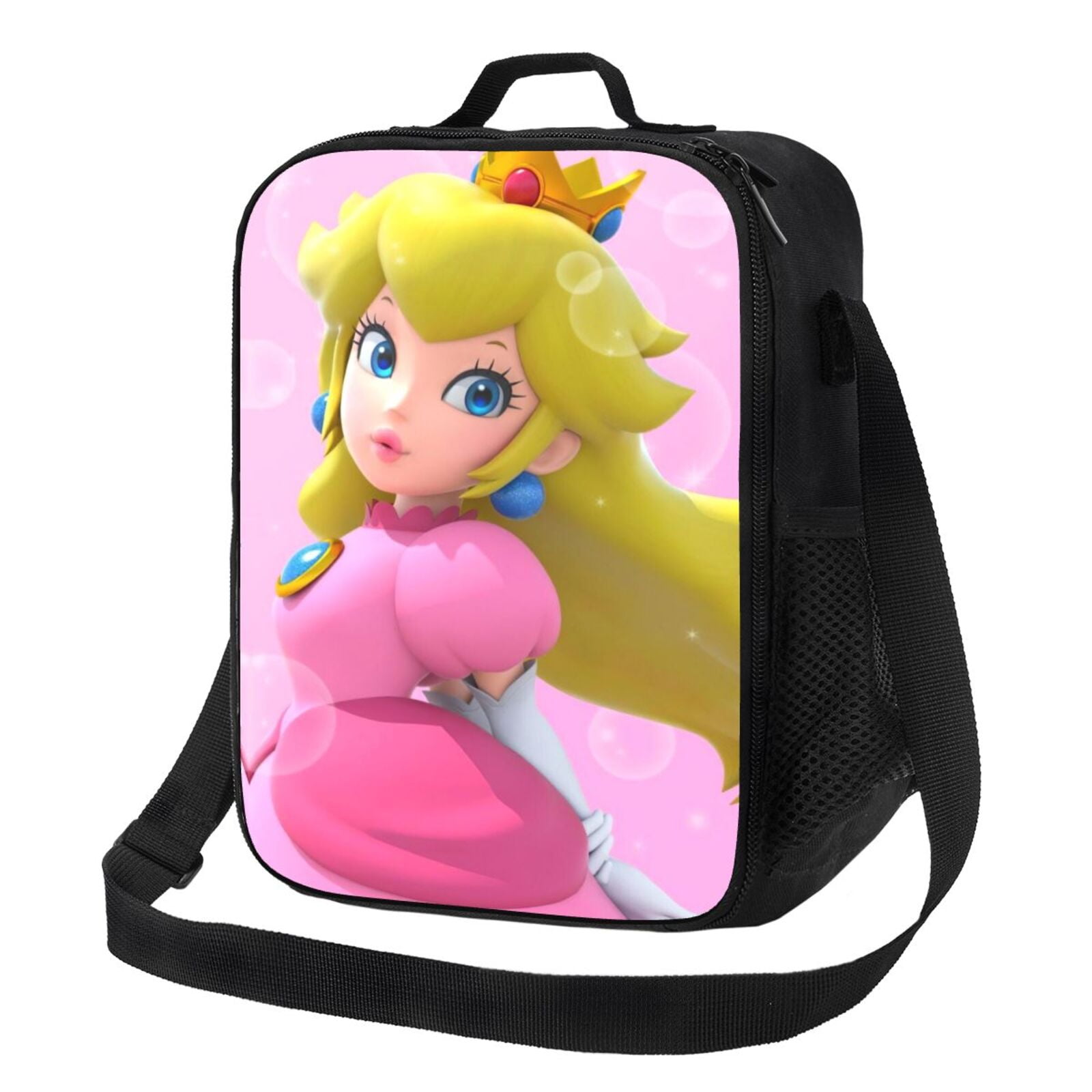 Princess Peach Lunch Bag Handheld Lunch Box Lightweight & Compact ...