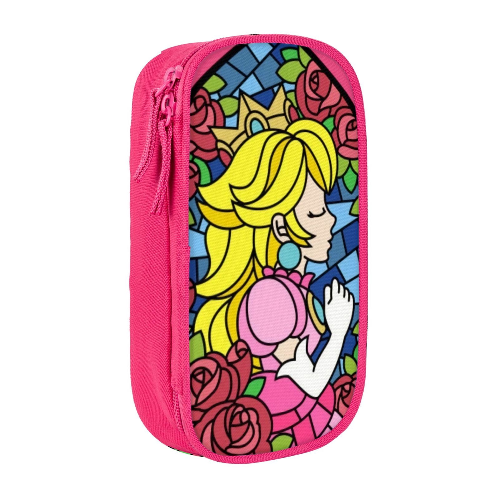 Princess Peach Pencil Case,Pencil Pouch,Big Pencil Bag Pouch Box ...