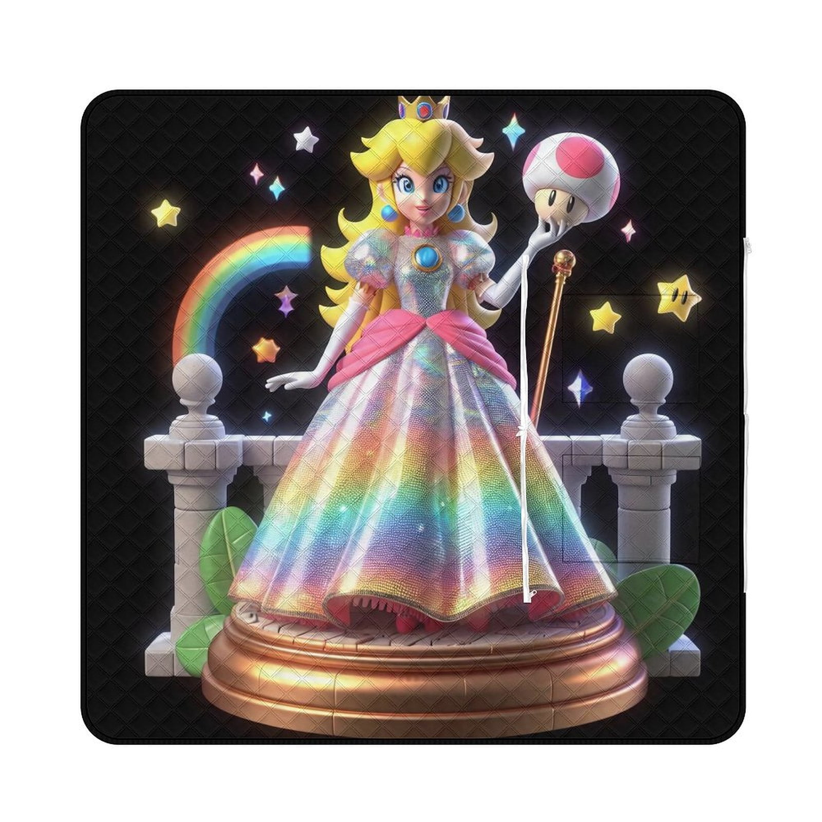 Princess Peach Picnic Blankets 59"x59" Extra Large Outdoor Blanket ...