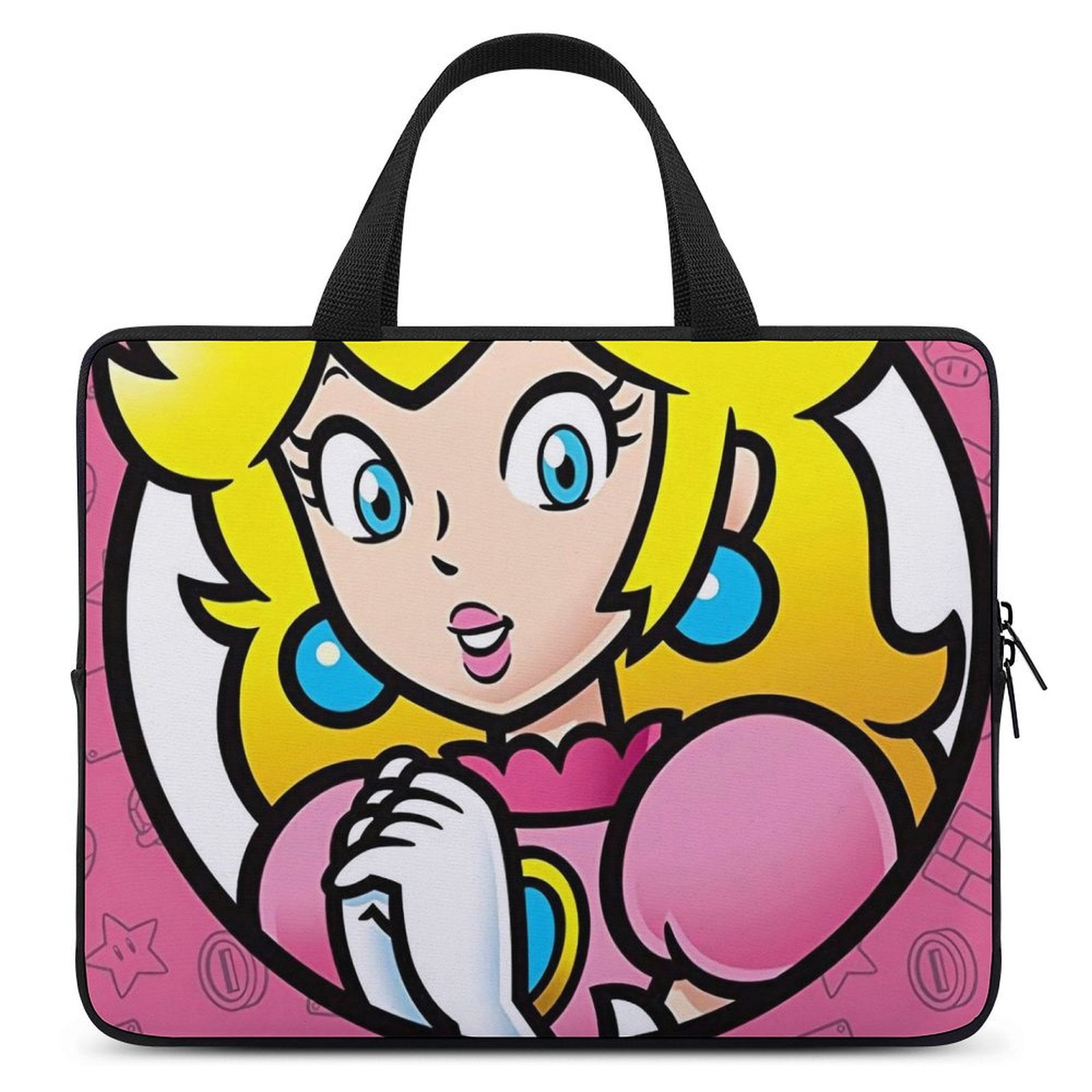 Princess Peach Poster Laptop Bag,Laptop Case Fits Up to 17 Inch,Laptop ...