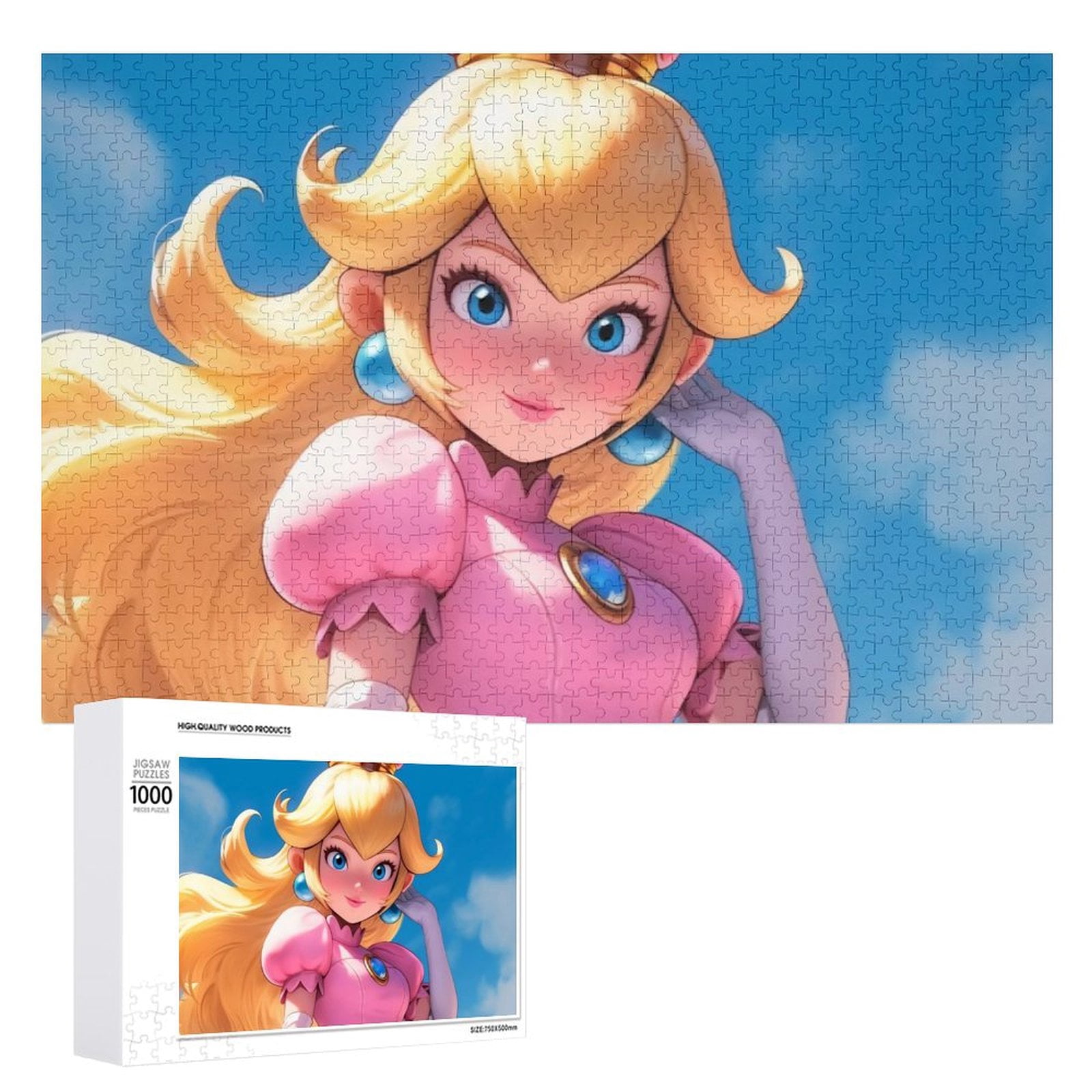 Princess Peach Puzzles for Adults 1000 Pieces,Challenging Puzzle ...