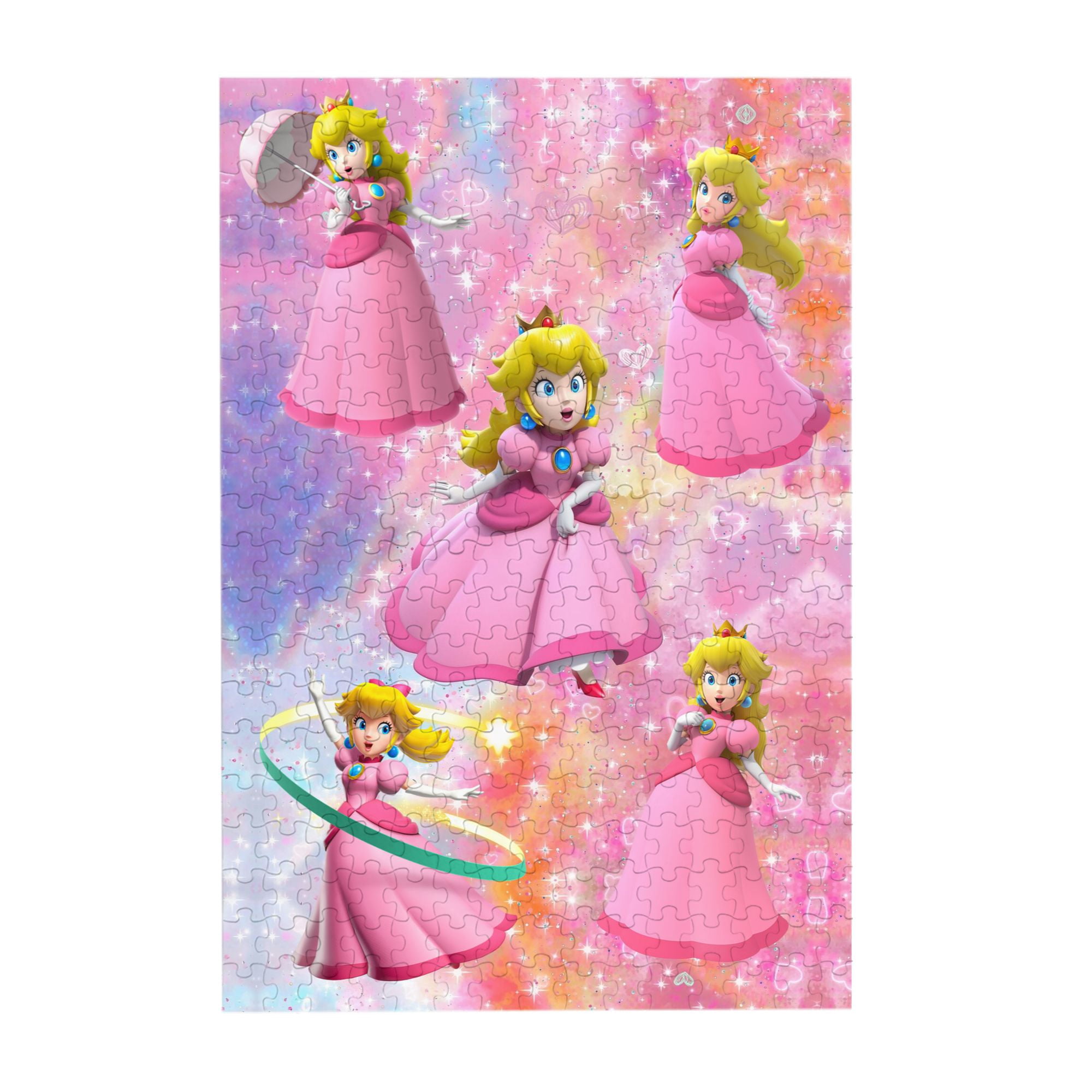Princess Peach Showtime Wooden Jigsaw Puzzle 300 Pieces Game For Adults ...