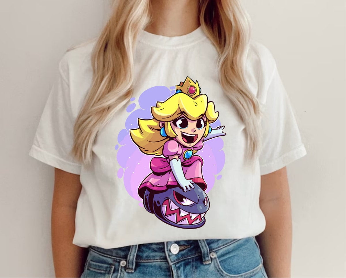 Princess Peach Star Shirt,Princess Peach Costume, Princess Peach Mario ...
