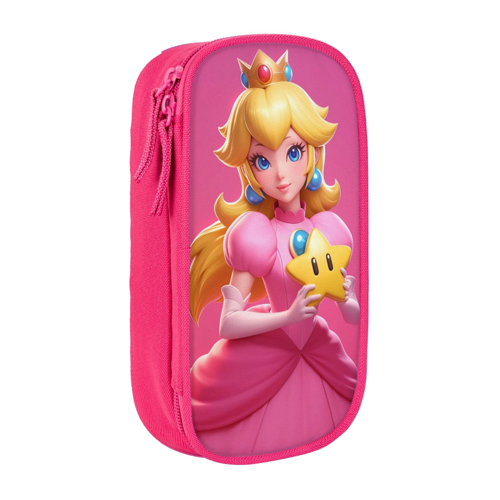 Princess Peach Super Mario Bros Pencil Case,Pencil Pouch,Extra Big ...