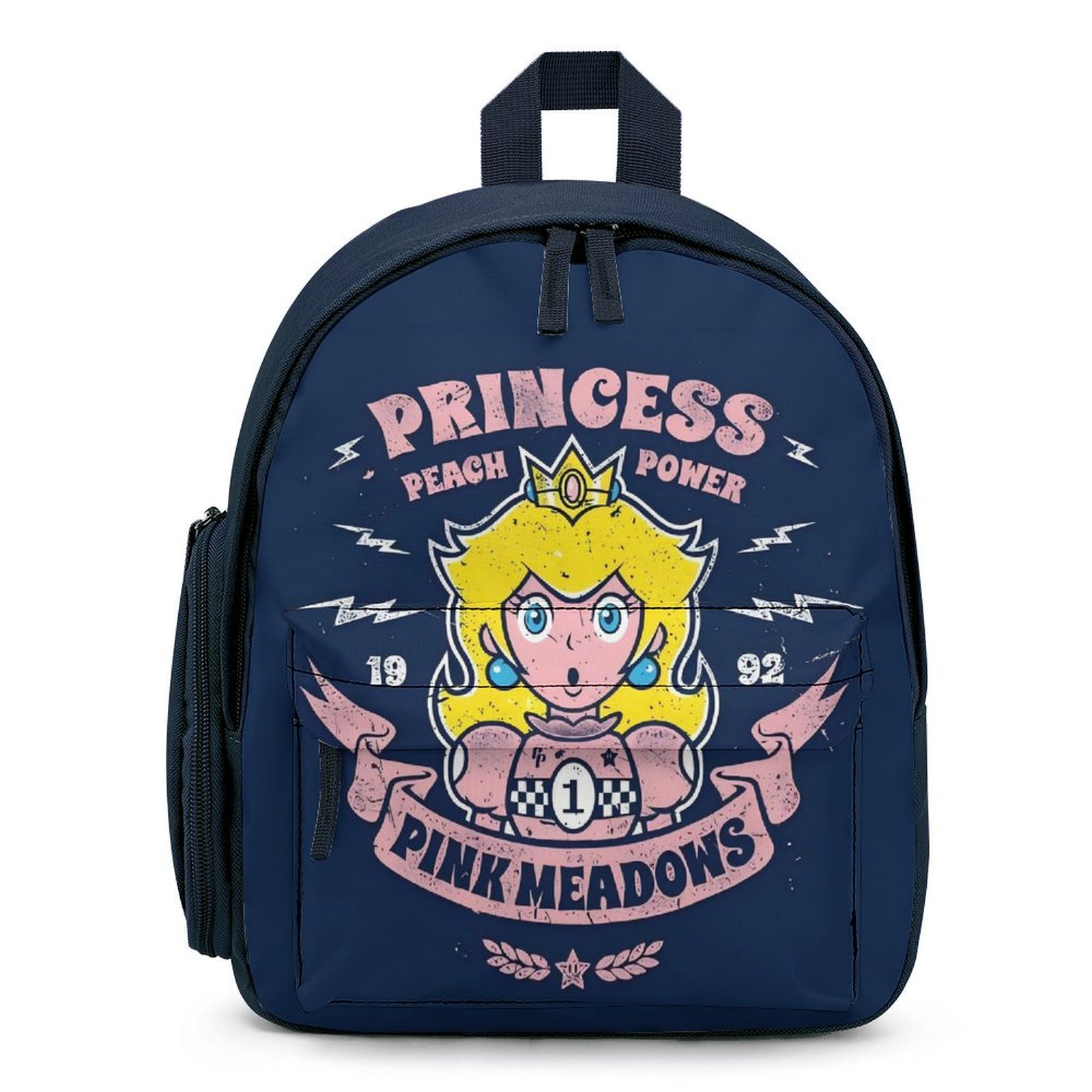 Princess Peach Women's mini backpack for school blue-style-8 - Walmart.com