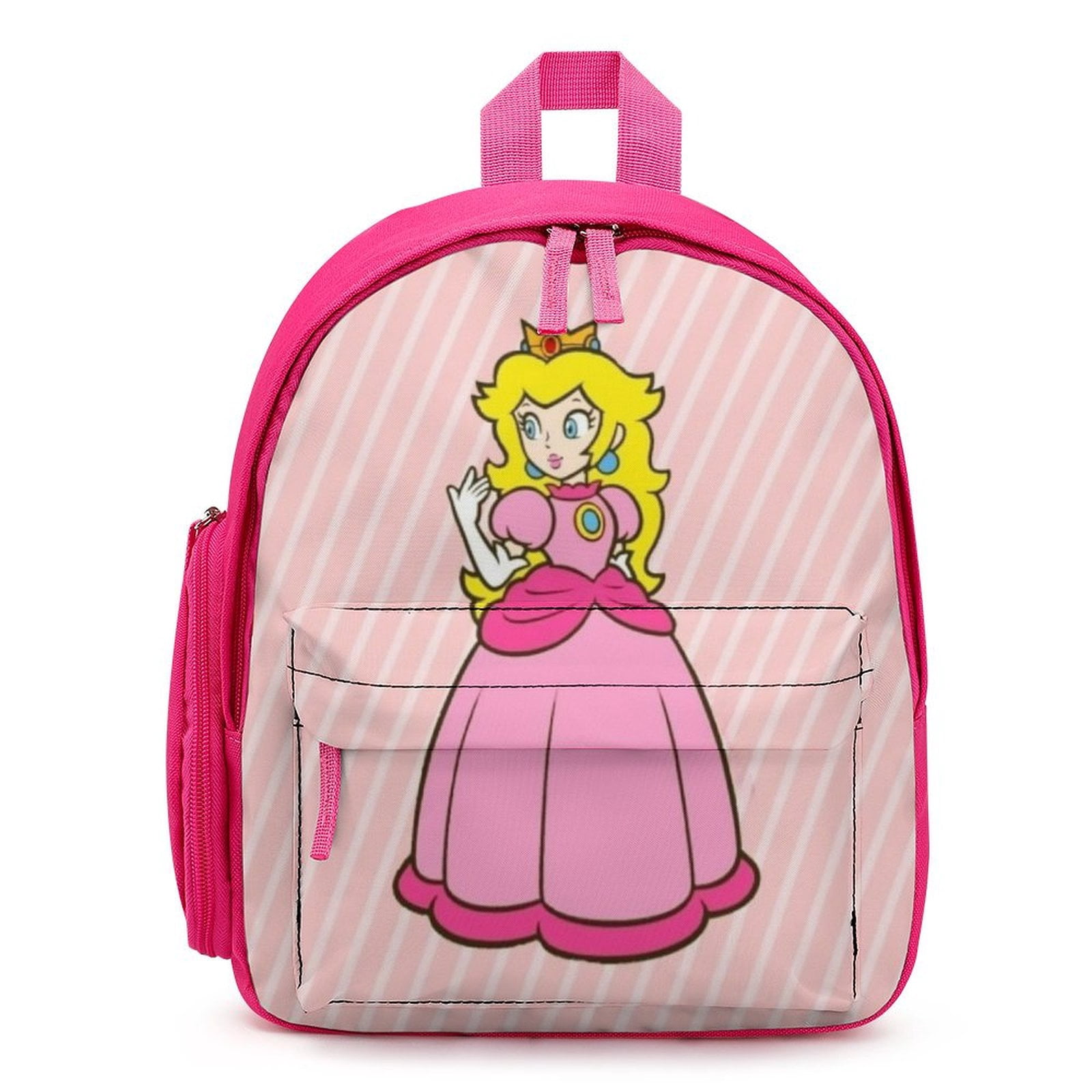 Princess Peach Women's mini backpack for school pink-style-43 - Walmart.com