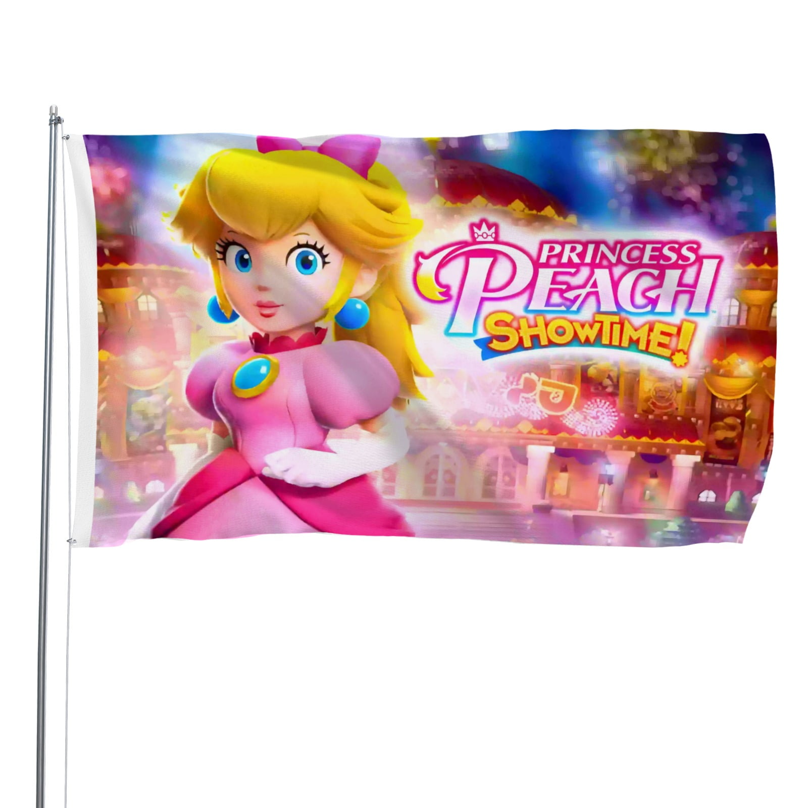 Princess Peach-themed Printed Flag Perfect gift for fans, friends, and ...
