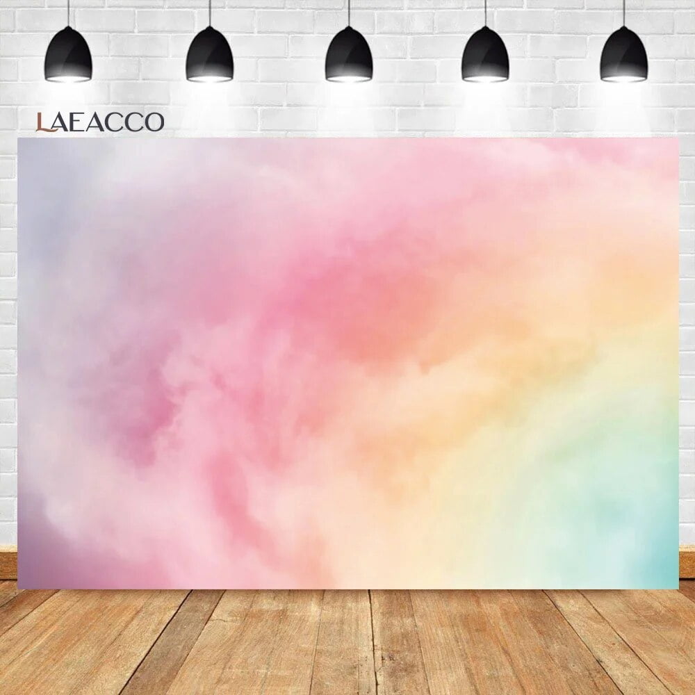 Princess Pink Gradient Photocall Background Birthday Wedding Baby ...