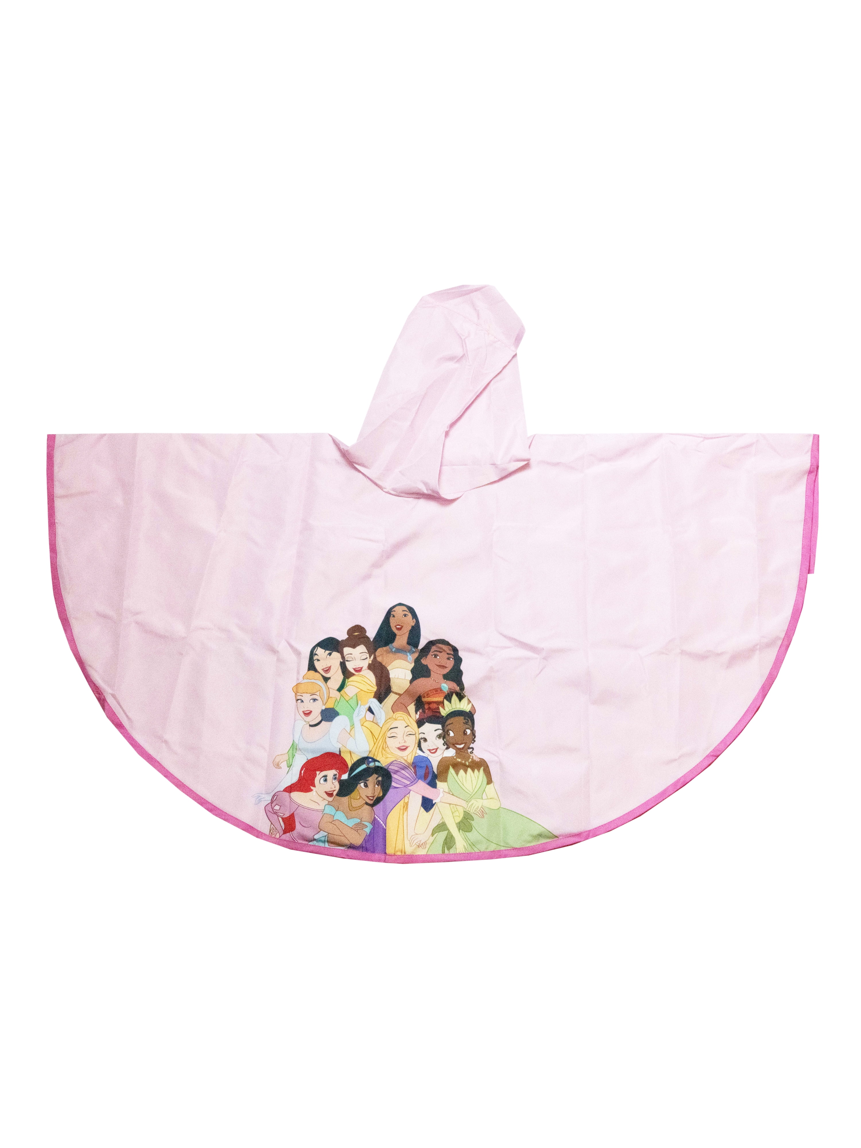 Disney Princess Kids Rain Poncho, Pink - Walmart.com