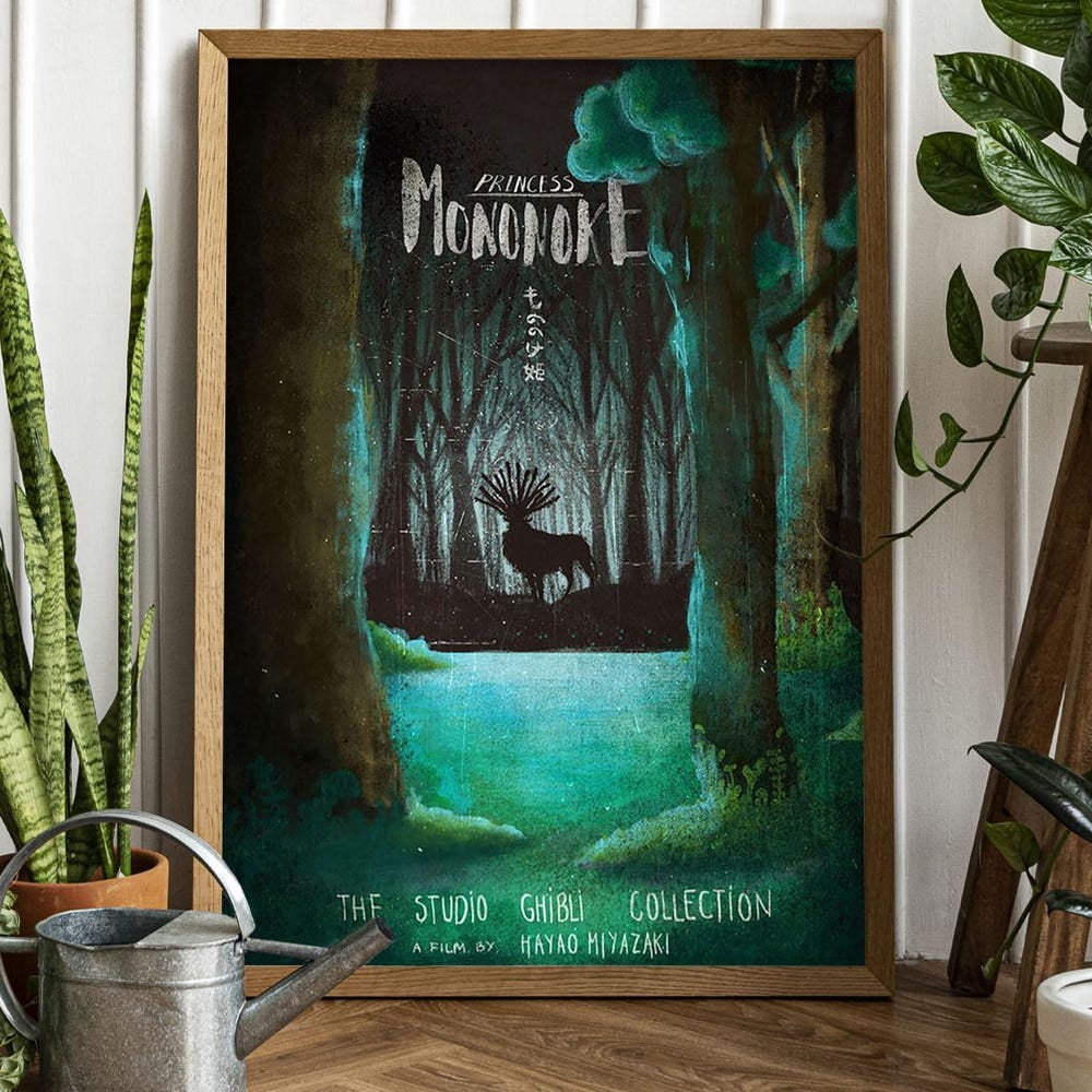 Princess Poster, Princess Mon. Prints, Anime Poster, Mono-Noke Prints ...