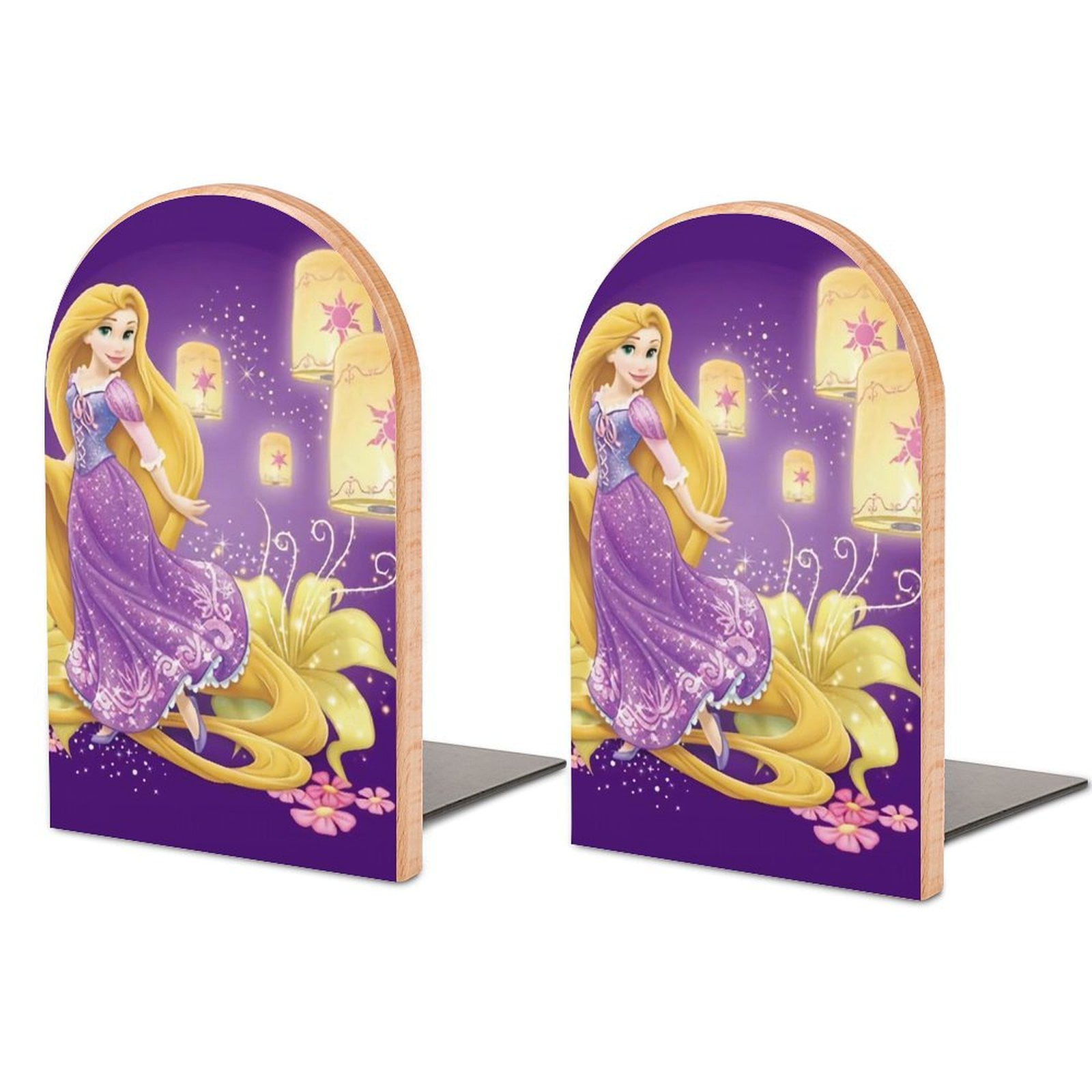 Princess Rapunzel Book Ends,Wood Bookend,Bookend for Shelves,Home ...