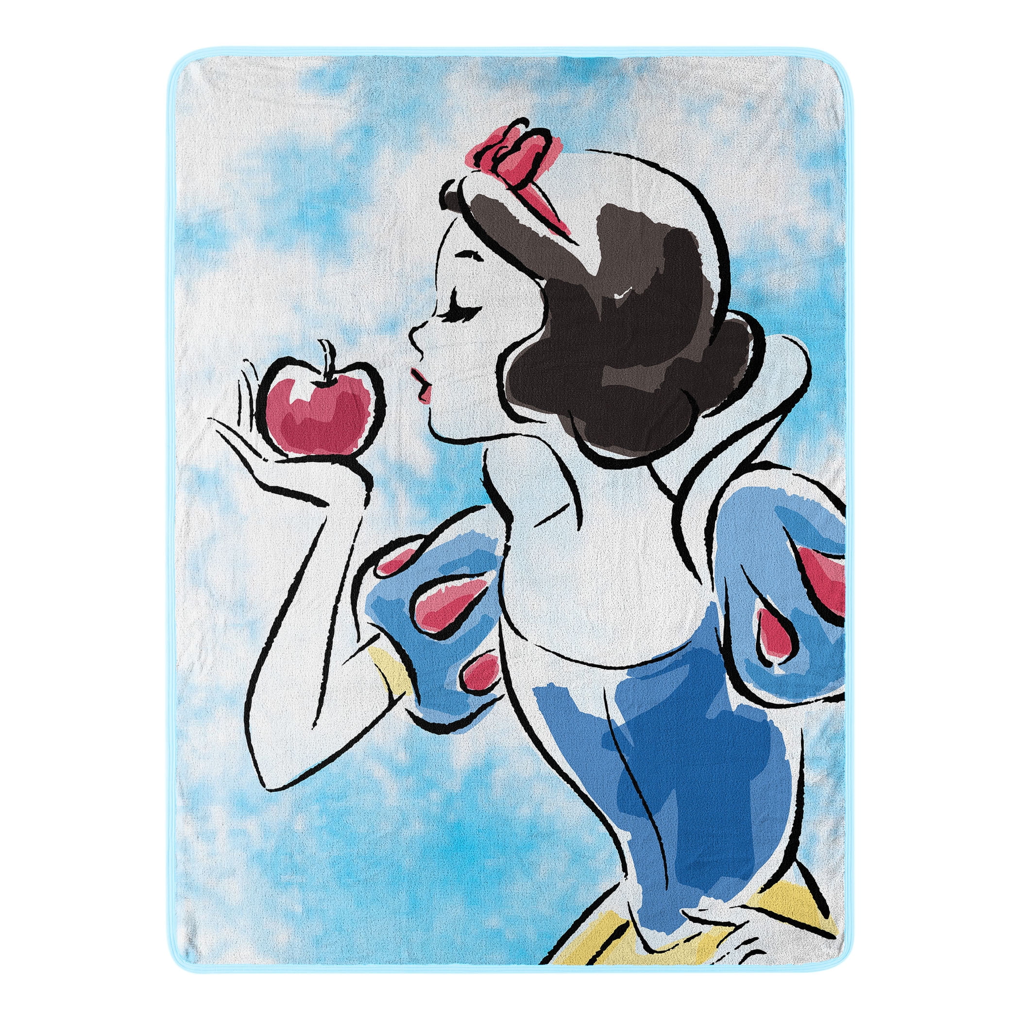 Princess Red Apple Kids Micro Raschel Throw Blanket - Walmart.com