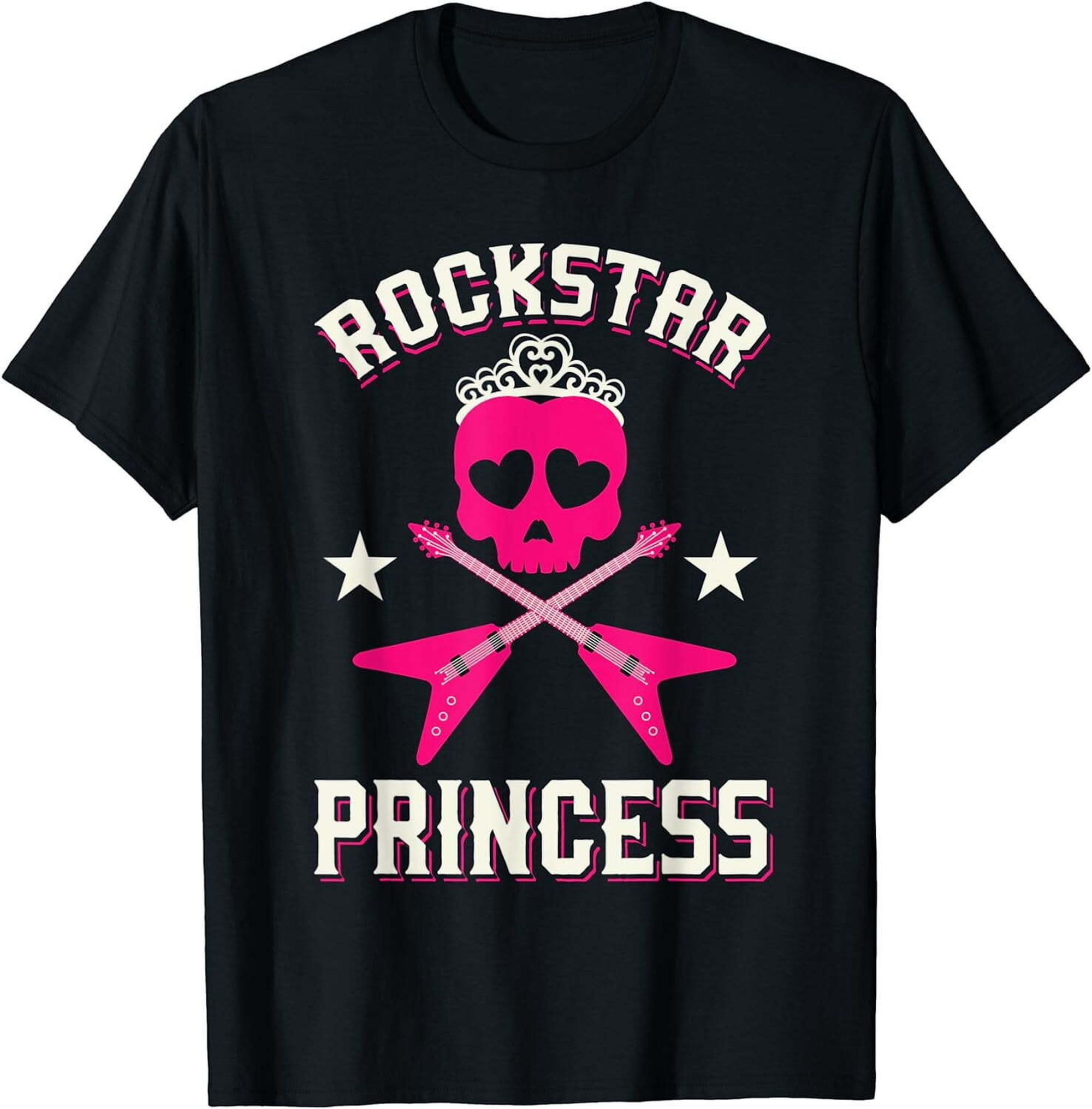 Princess Rockstar | Cute Girls Rock Band T-Shirt - Walmart.com