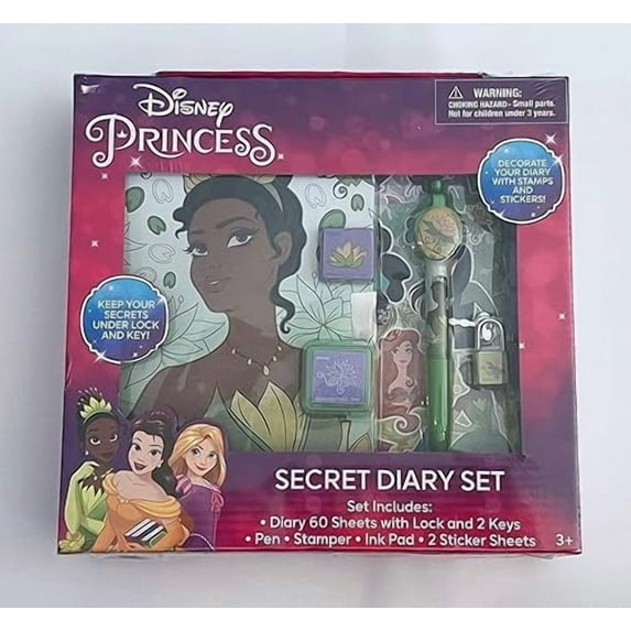 Princess Secret Diary Set w/Lock & 2 Keys - Walmart.com