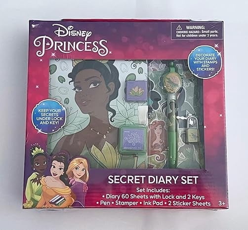 Princess Secret Diary Set w/Lock & 2 Keys - Walmart.com