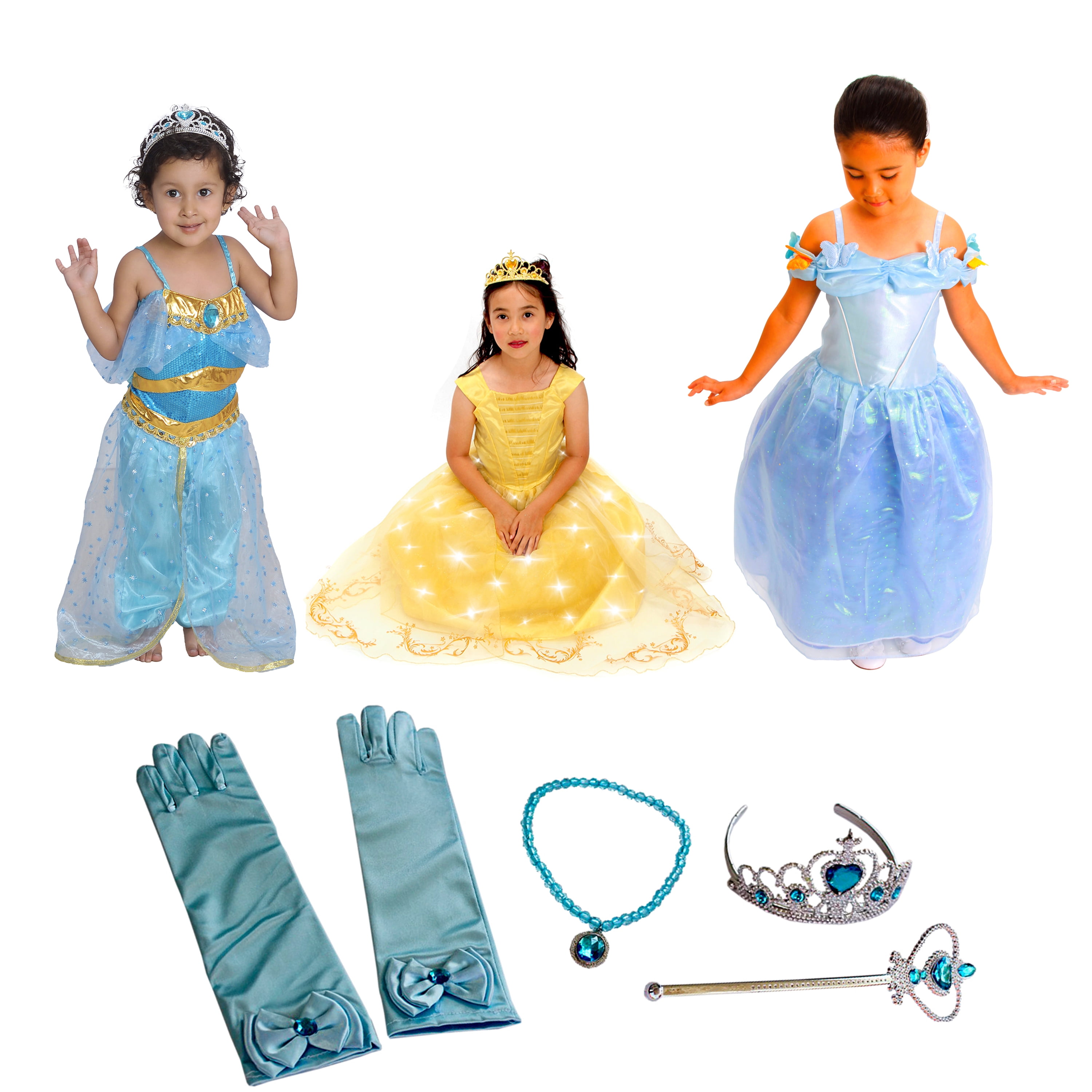 Princess Set for Toddlers Ages 2 3 4 Best Gift Includes 10 Pieces Blue ...