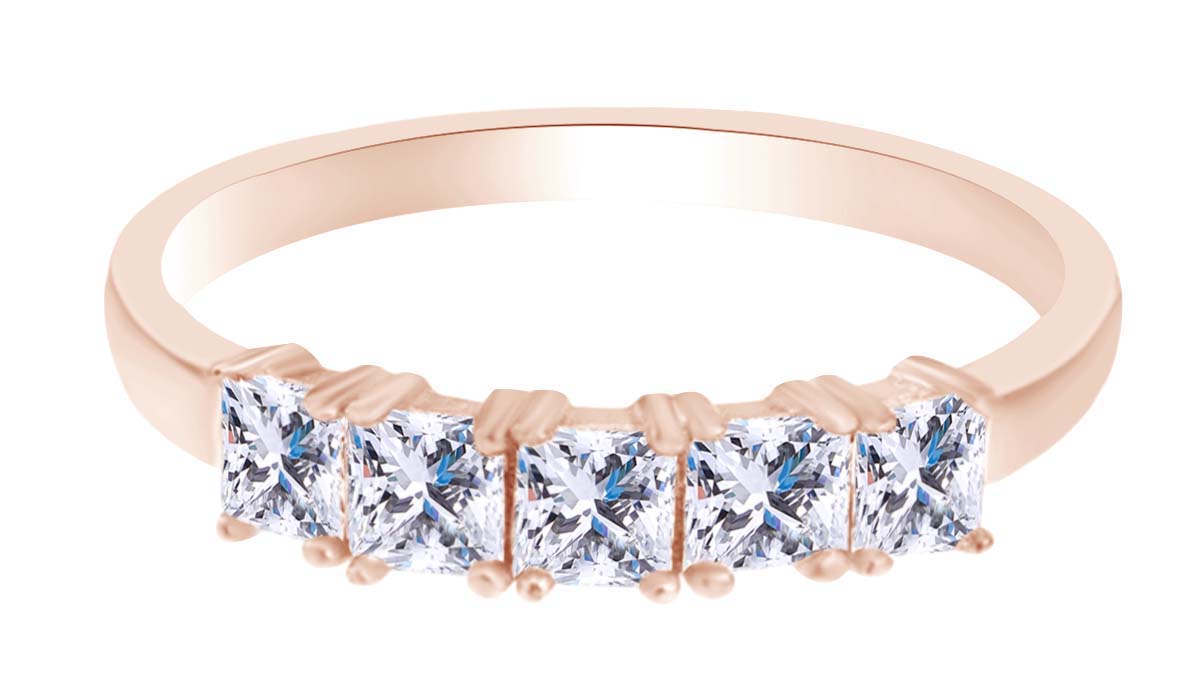 Marisol & Poppy Abstract Z Shape Ring in Sterling Silver for Women ...