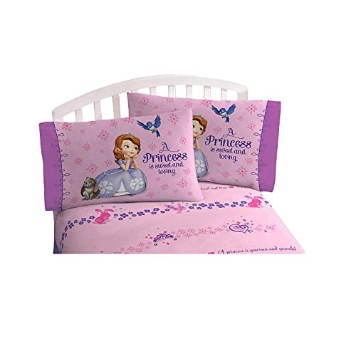 Princess Sofia Bedding Sheet Full Sheet Set for Kids - 4 Piece - Walmart.com