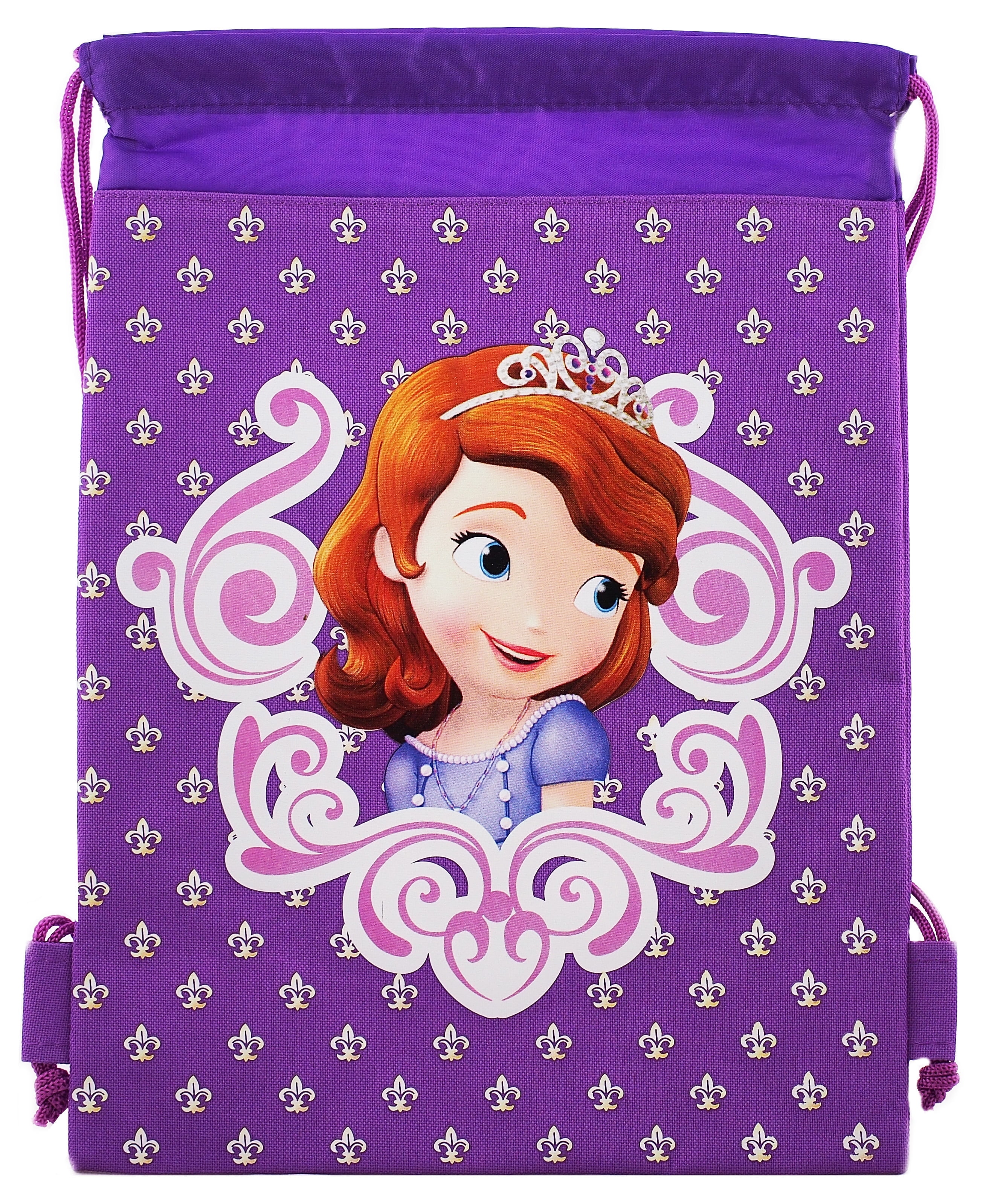 Princess Sofia Purple Drawstring Bag - Walmart.com