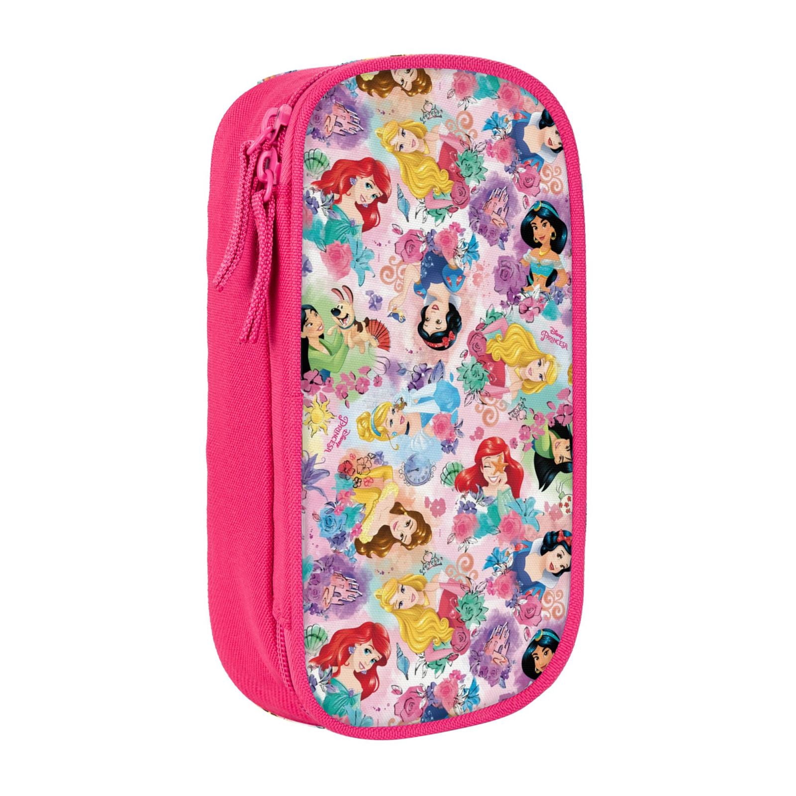 &Princess Squad Group Flowers Pencil Case,Pencil Pouch,Big Pencil Bag ...