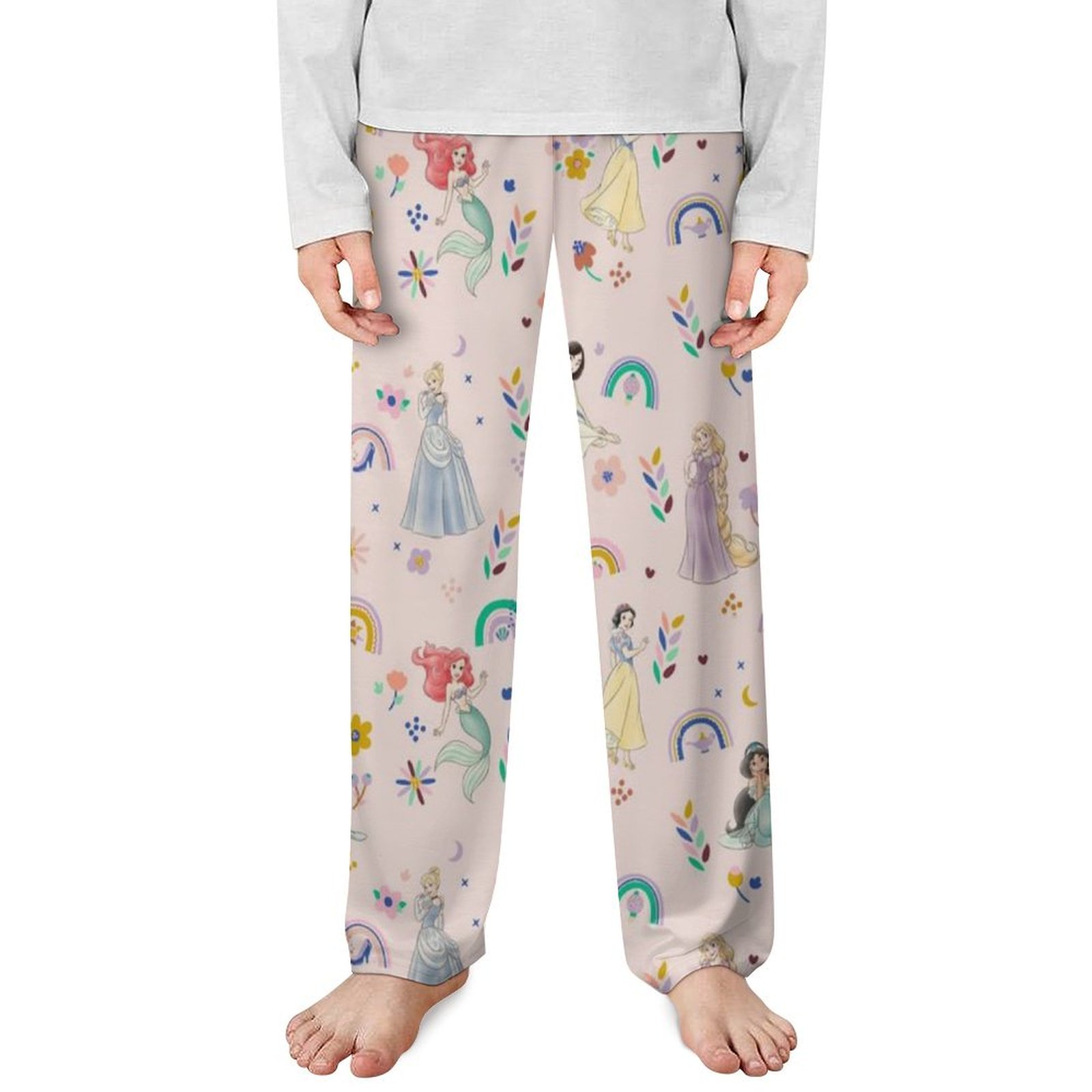 Princess The Little Mermaid Ariel Pajama Pants for Gils Kids Cute Sleep ...