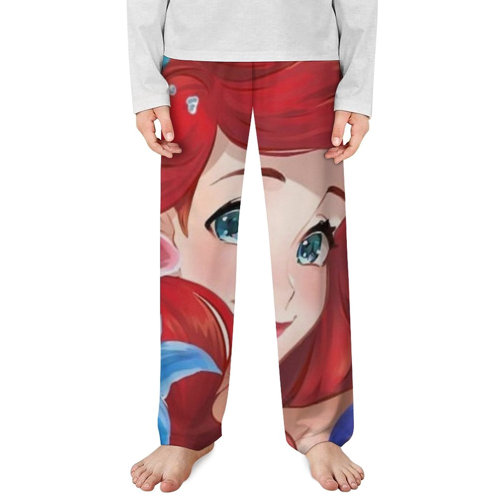 Princess The Little Mermaid Ariel Pajama Pants for Gils Kids Cute Sleep ...