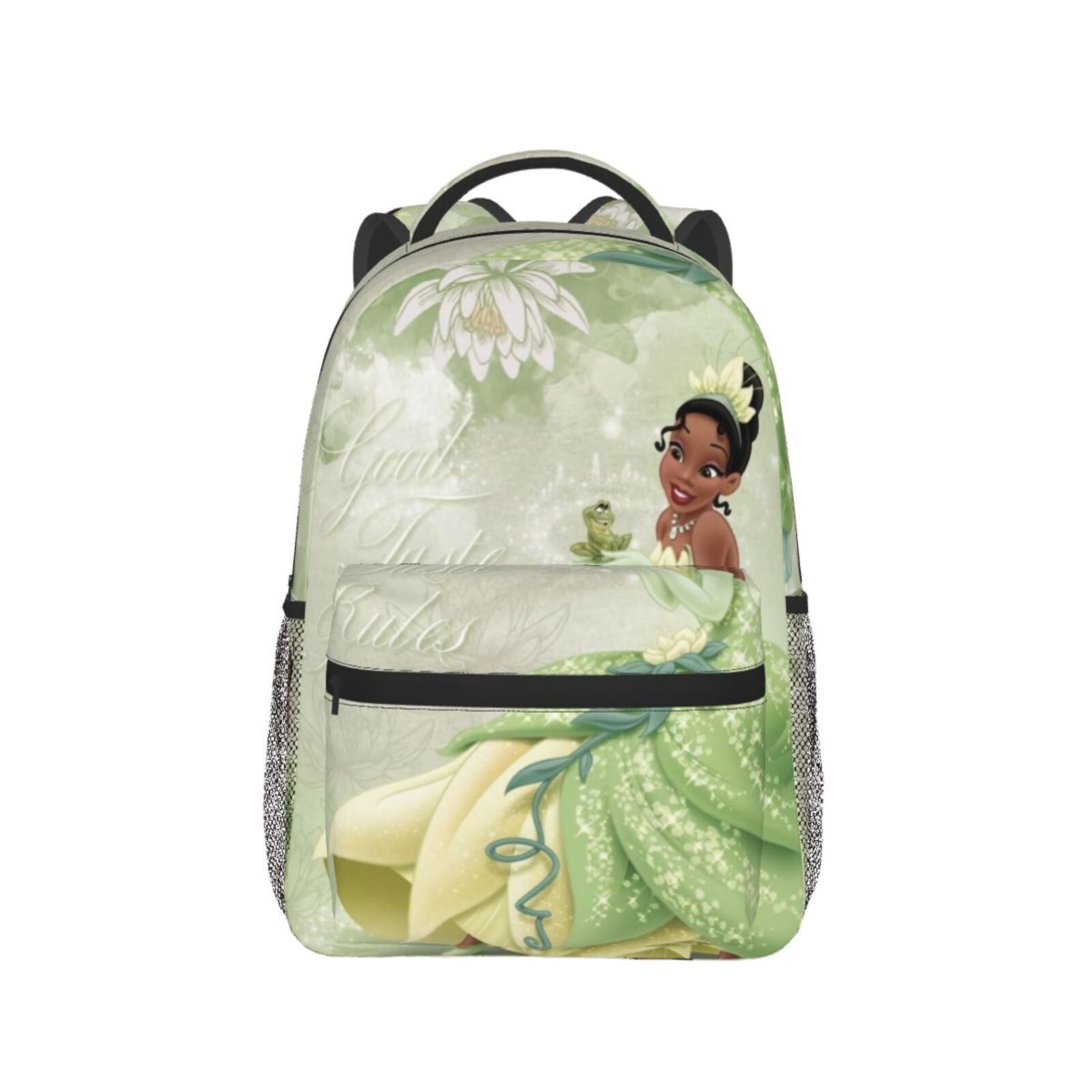Princess Tiana Backpack,Travel Backpack Polyester Canvas Casual Laptop ...