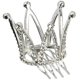 Princess Tiara Mini Crown Bridal Rhinestone Decor Hairband Toy Crown ...