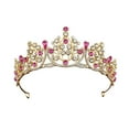 Princess Tiaras and Crowns for Women Girl Crystal Queen Crown, Gold ...