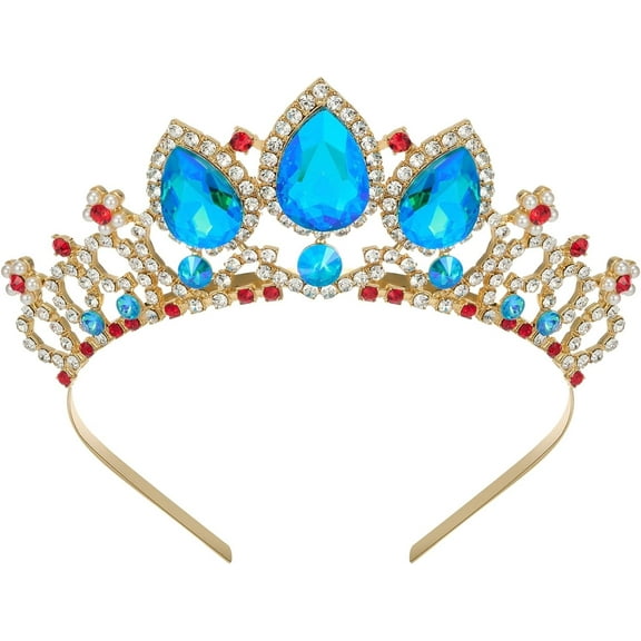 8 Pcs Tiaras Crown Set, Princess Dress Up Costume Birthday Party Favor ...