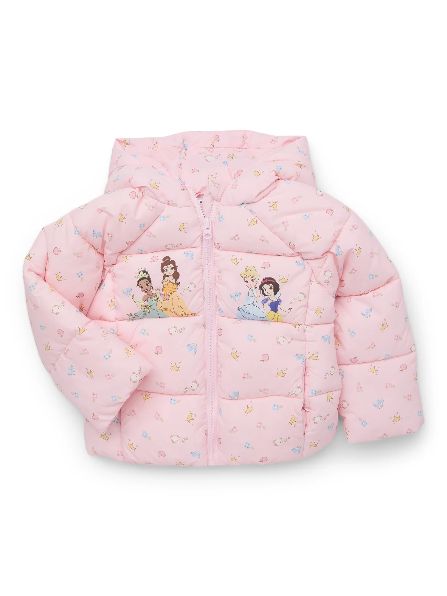 Character Mid- Weight Hooded Puffer Jacket, Sizes 2T-5T - Walmart.com