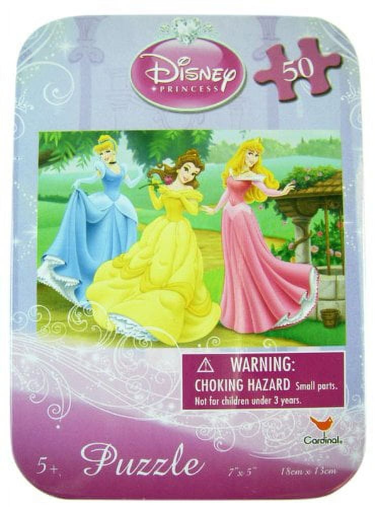 Disney's Princess Travel Jigsaw Puzzle Set for Kids - 50pcs Mini Puzzle ...
