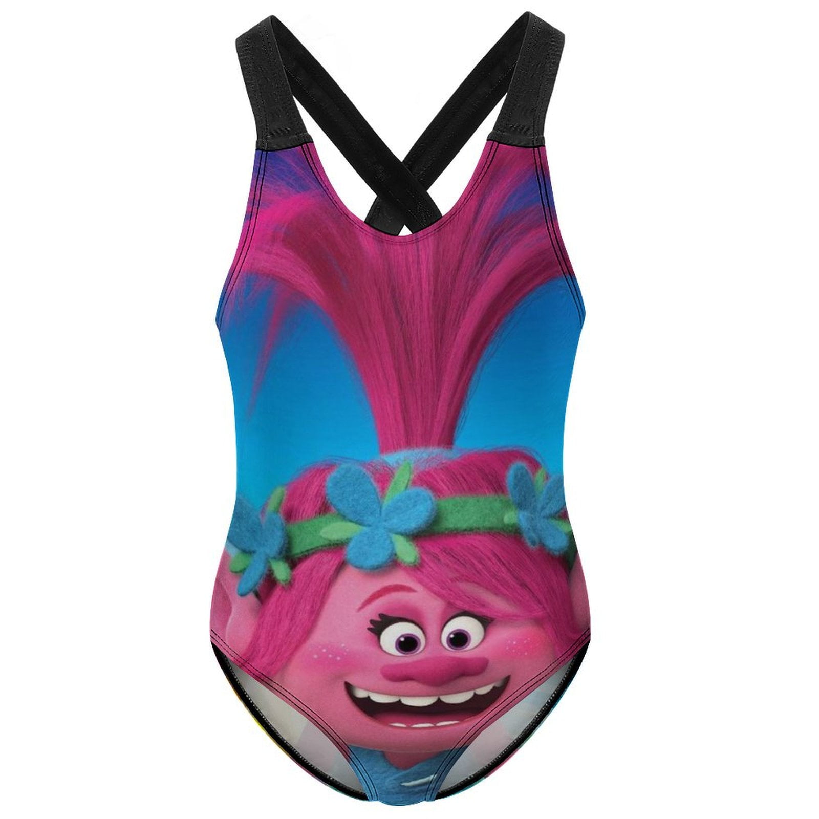 Princess Trolls World Tour Children's One-piece Swimsuit Summer Girl's ...