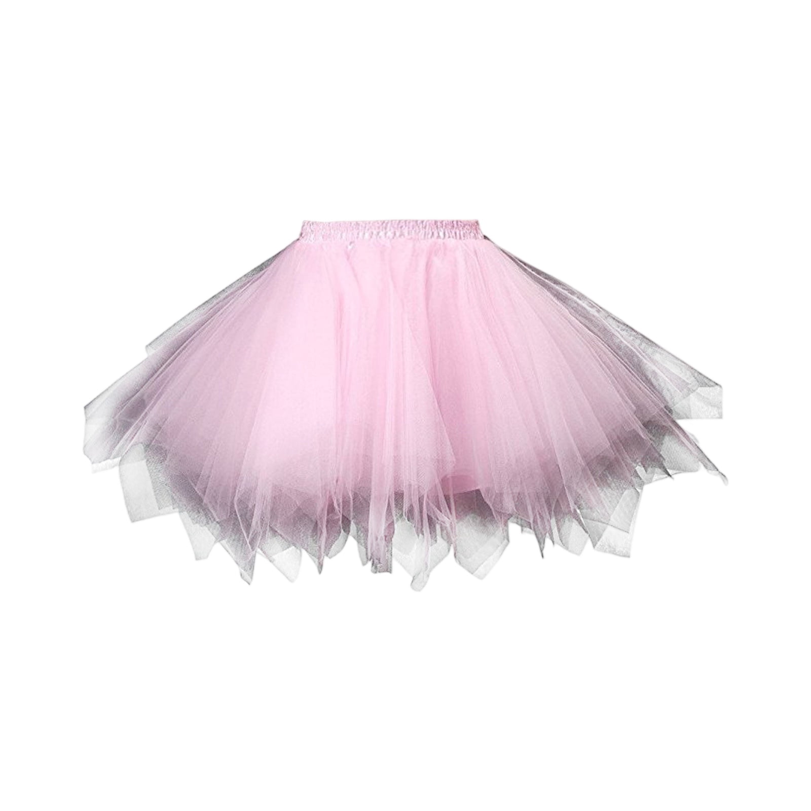 Princess Tutu Skirt for Girls, Puffy Tulle Skirt Stretchy Waist Ballet ...