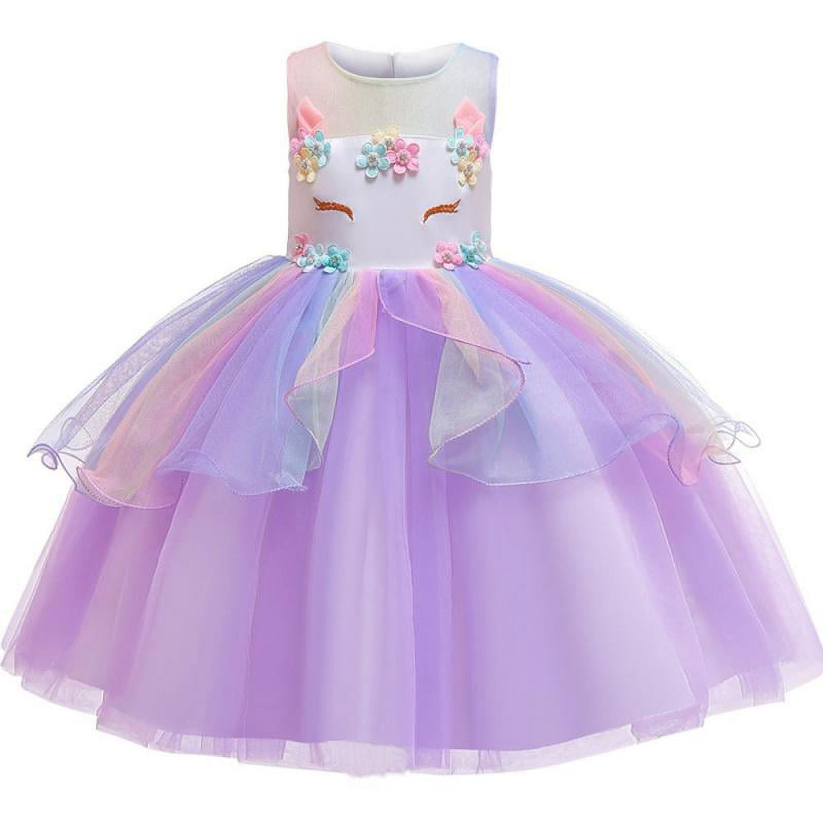 Princess Unicorn Dress Up for Little Girls Birthday Dresses Party ...