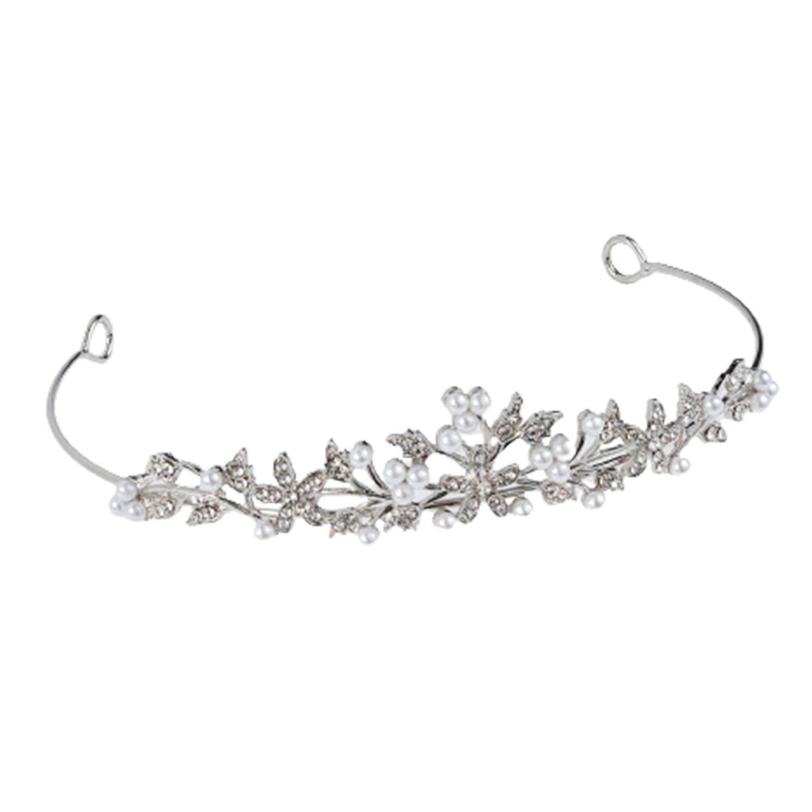 Princess Wedding Bridal Rhinestone Crystal Crown Hair UK Tiara Q1J0 ...