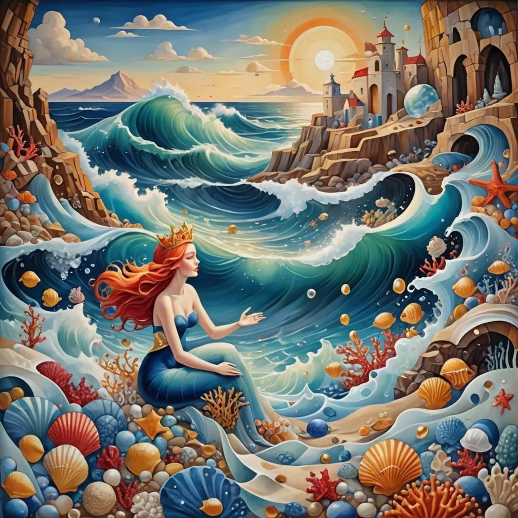 Princess and Seascapes Wooden Puzzles 300 pieces of puzzles - children ...