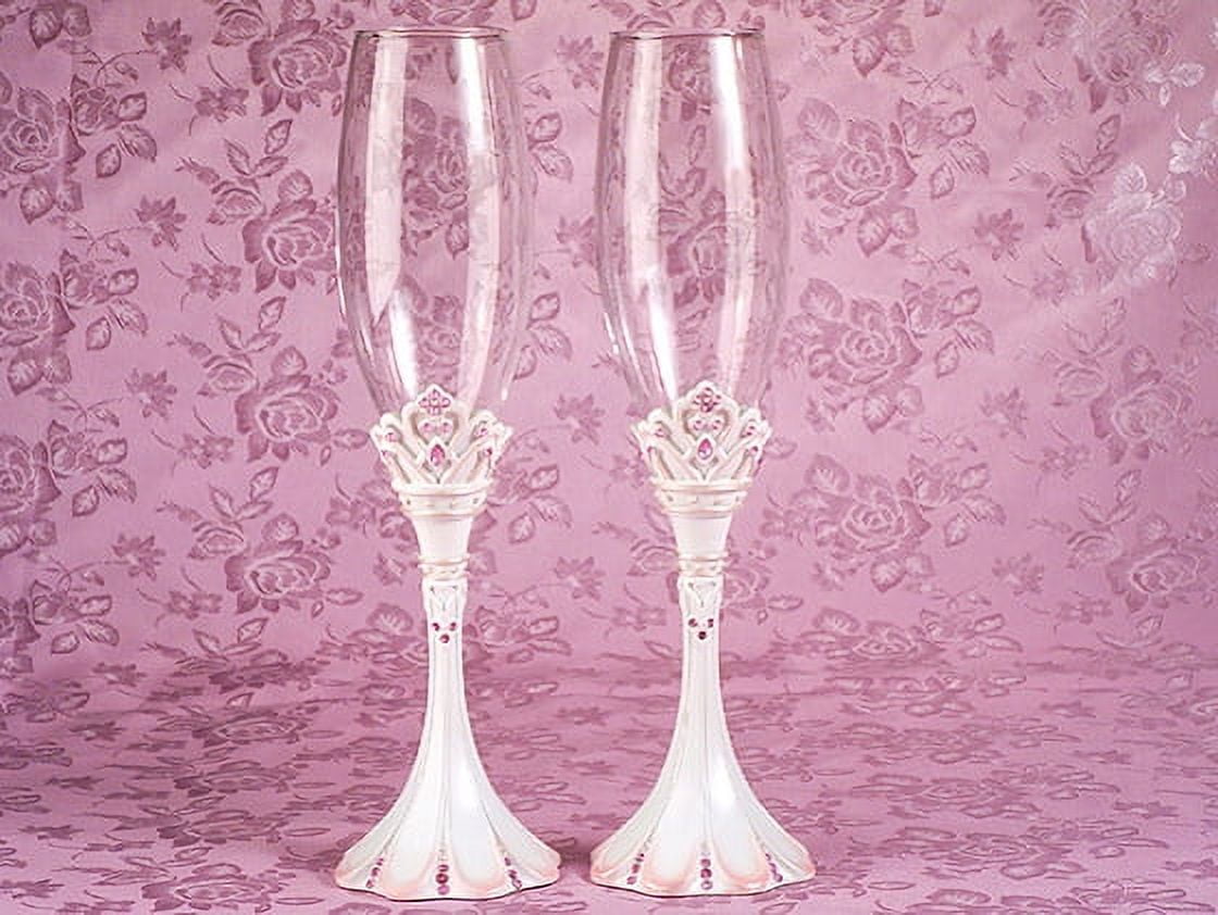 Princess collection toasting glasses set - Walmart.com