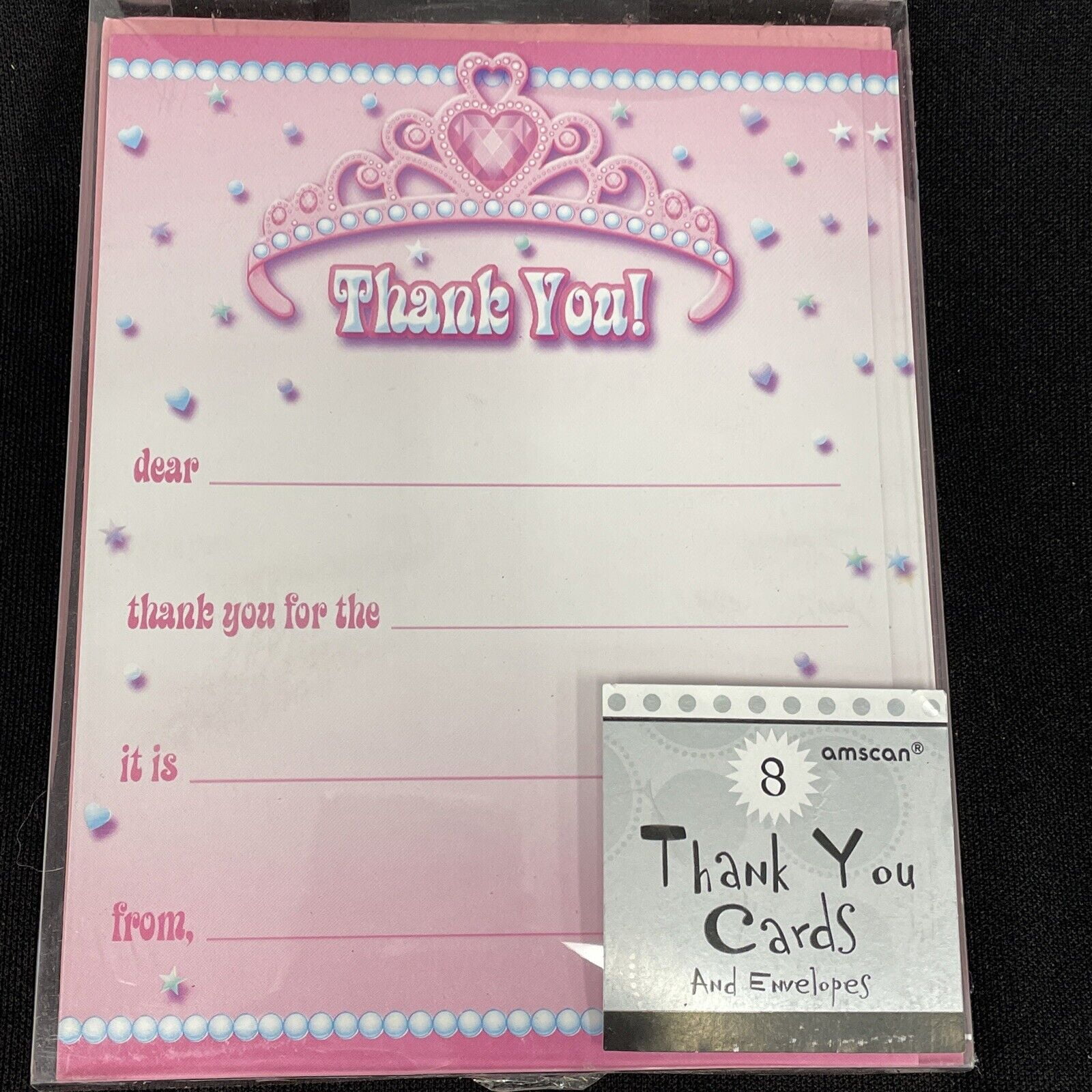 Princess Thank You Cards W/Envelopes 8Ct - Walmart.com