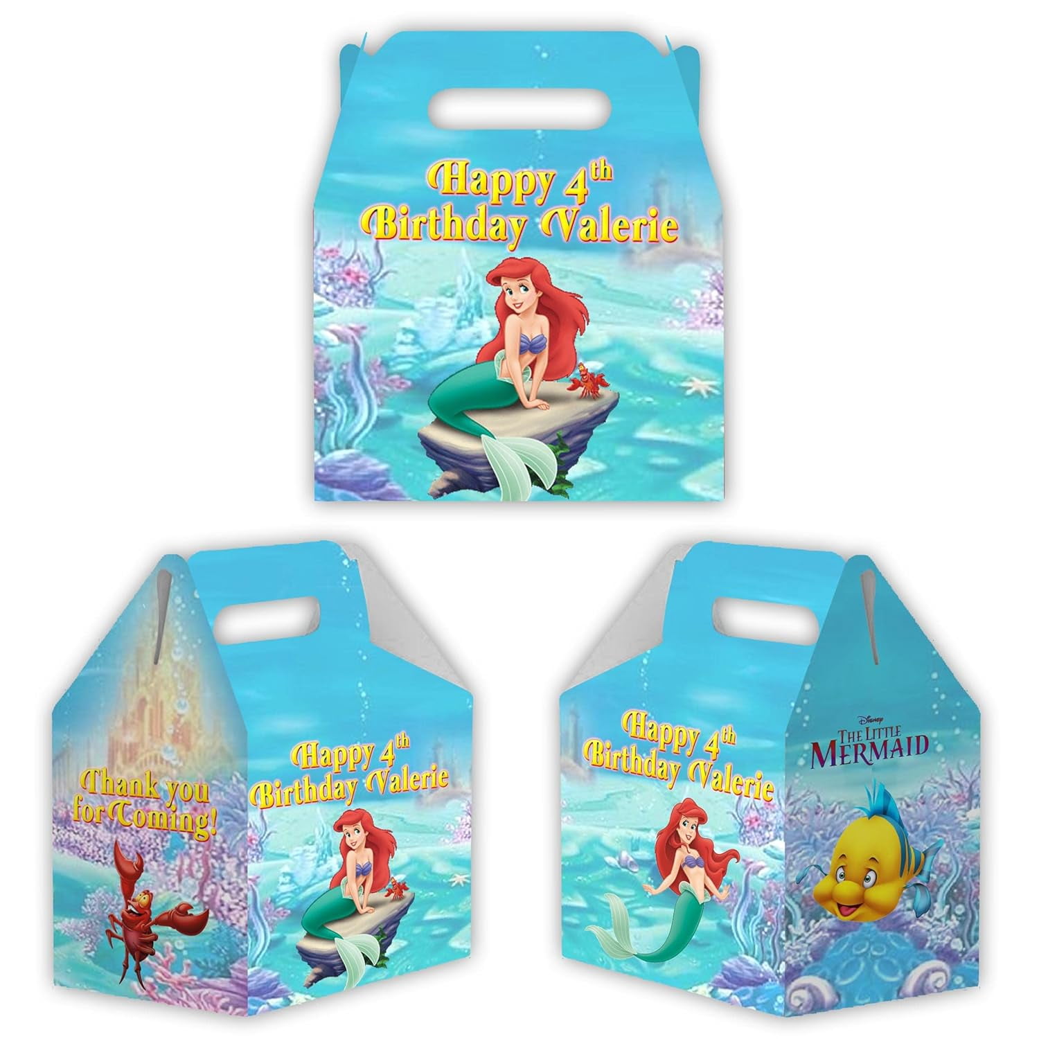 Princesses Candy Box for Birthday Party Favors 12 Pack - 4.4x4.5in ...