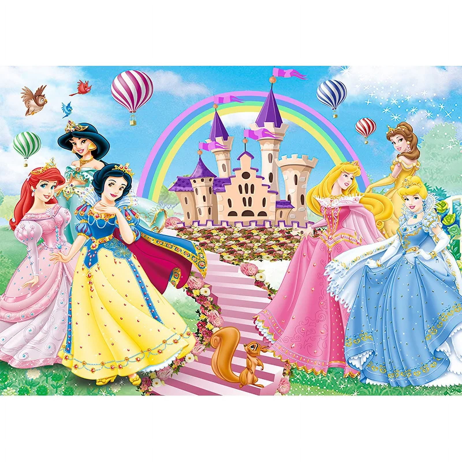 Princesses Photography Backdrop for Girls Baby Shower Birthday Party ...