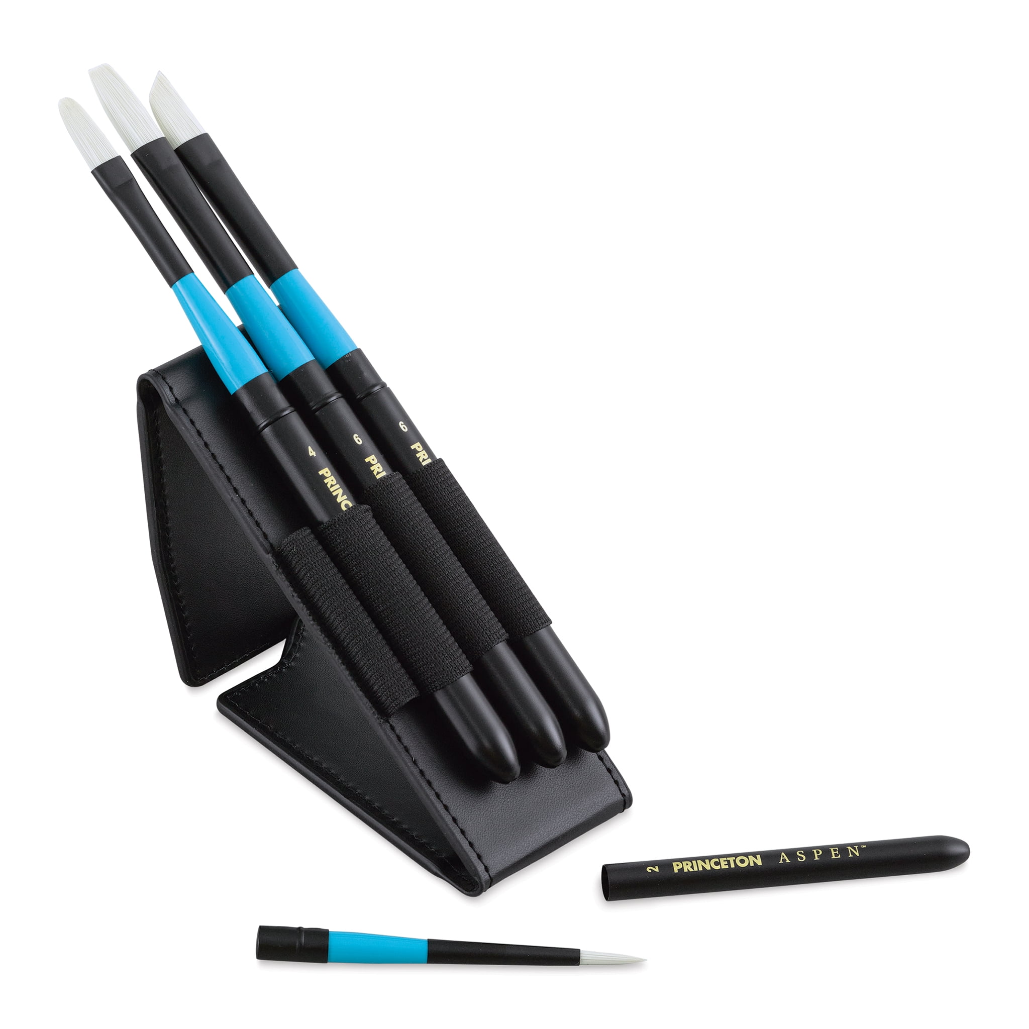 Princeton Aspen Series 6500 Synthetic Travel Brushes - Set of 4 ...