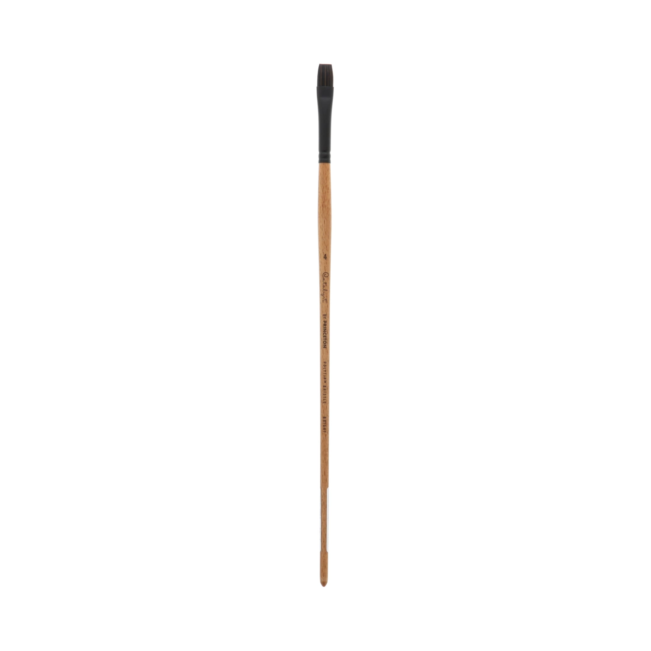 Princeton Brush Catalyst Polytip Long Handle Bristle Brush, Bright, 4 ...