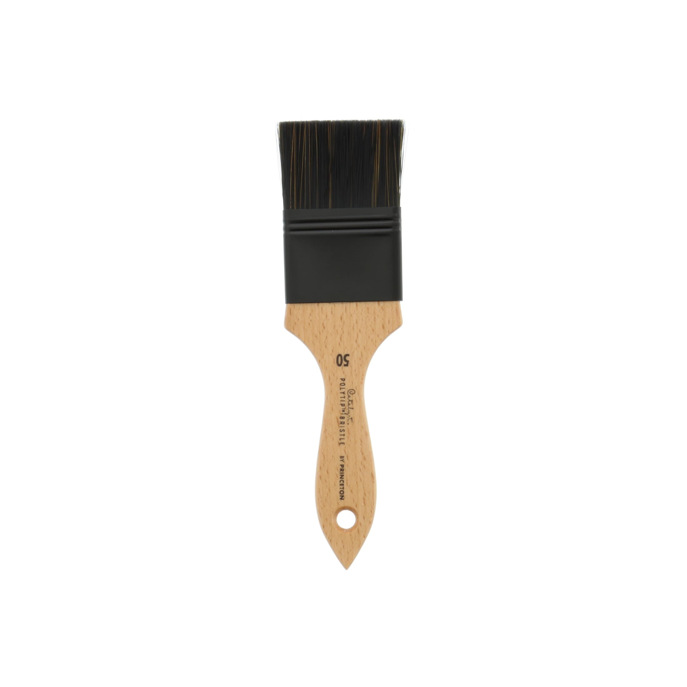 Princeton Brush Catalyst Polytip Short Handle Bristle Brush, Mottler ...