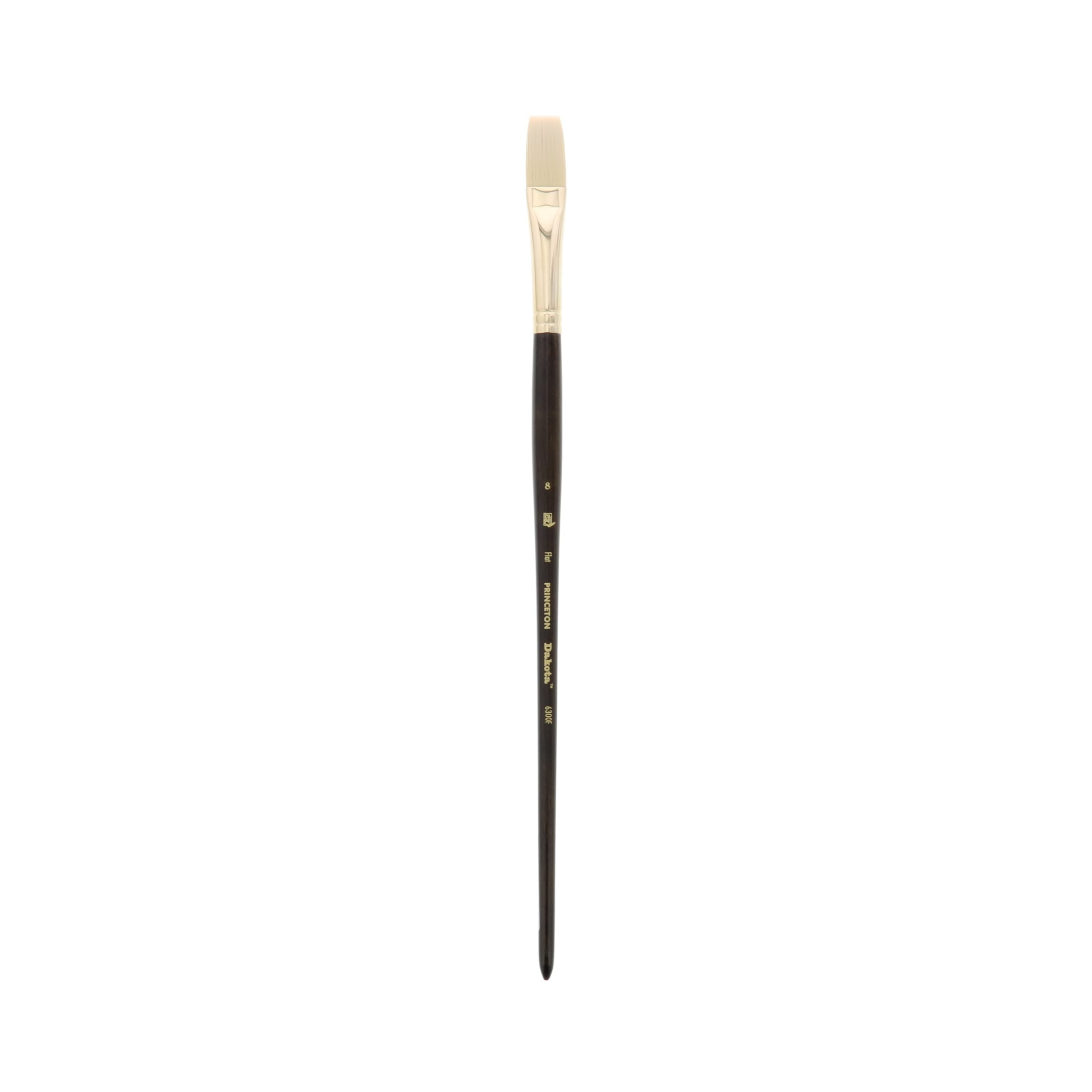 Princeton Brush Dakota Synthetic Hog Bristle Oil & Acrylic Brush, Flat ...