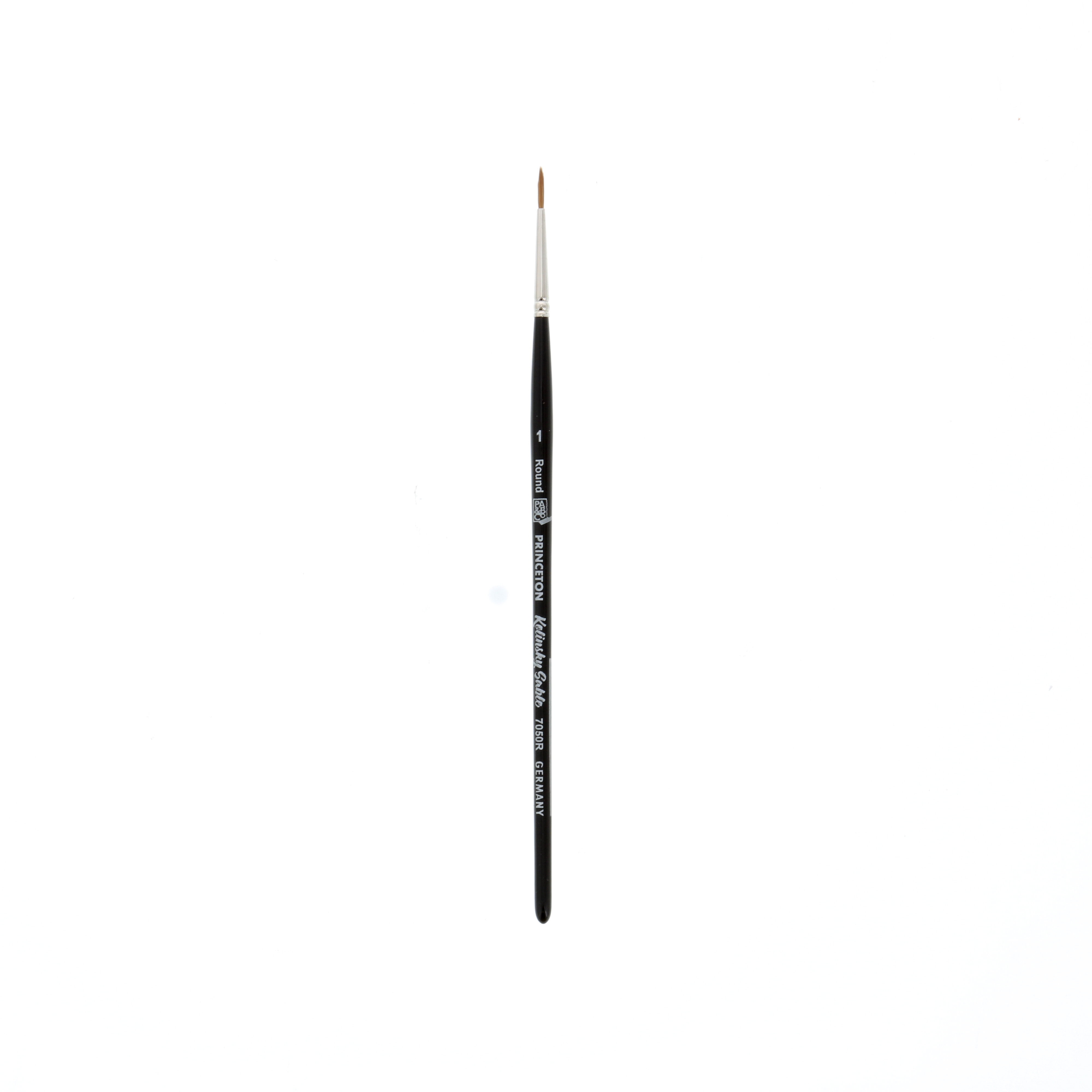 Princeton Brush Kolinsky Red Sable Short Handle Brush, Round, 1 ...