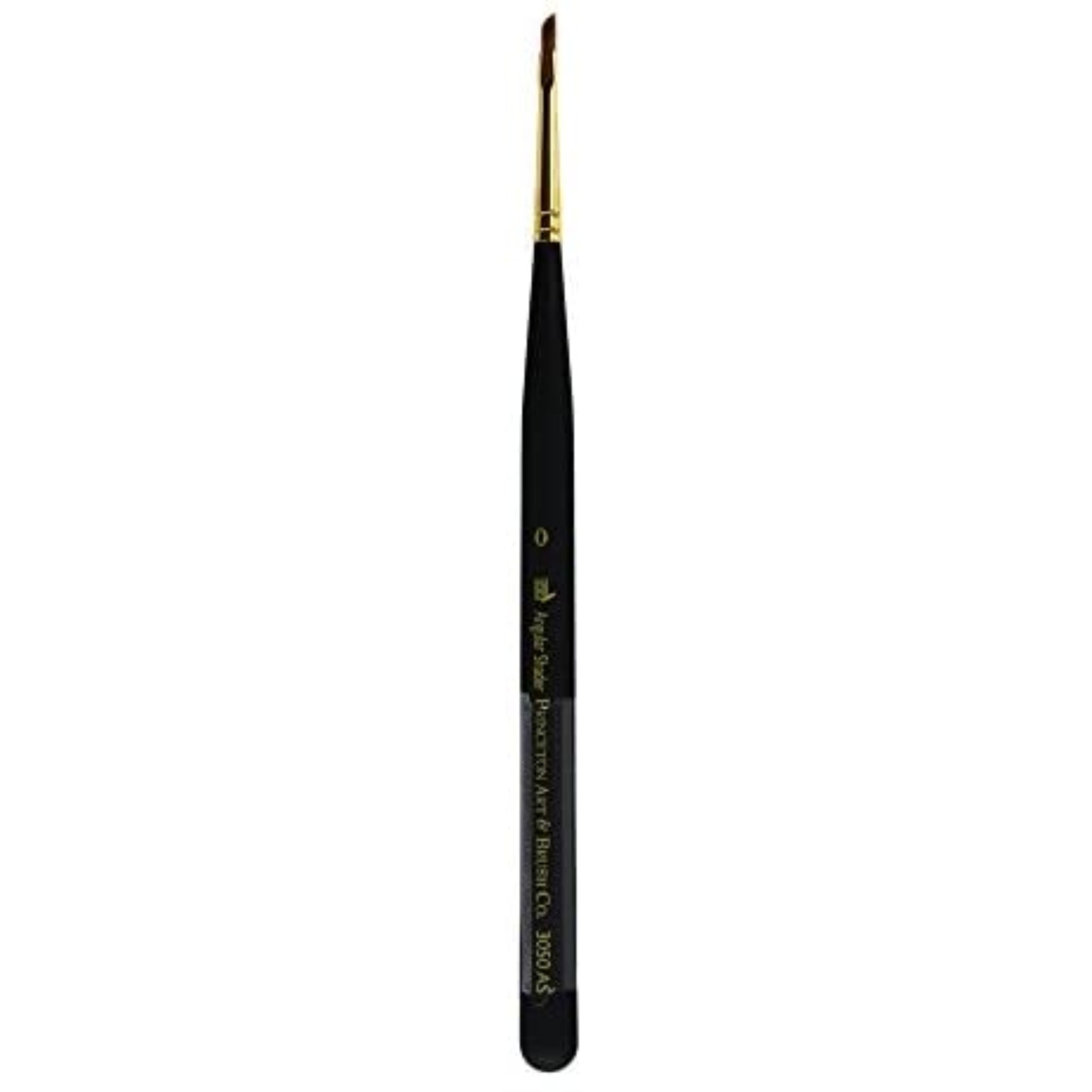 Princeton Brush Mini-Detailer Synthetic Sable Brush, Angular Shader, 0 ...