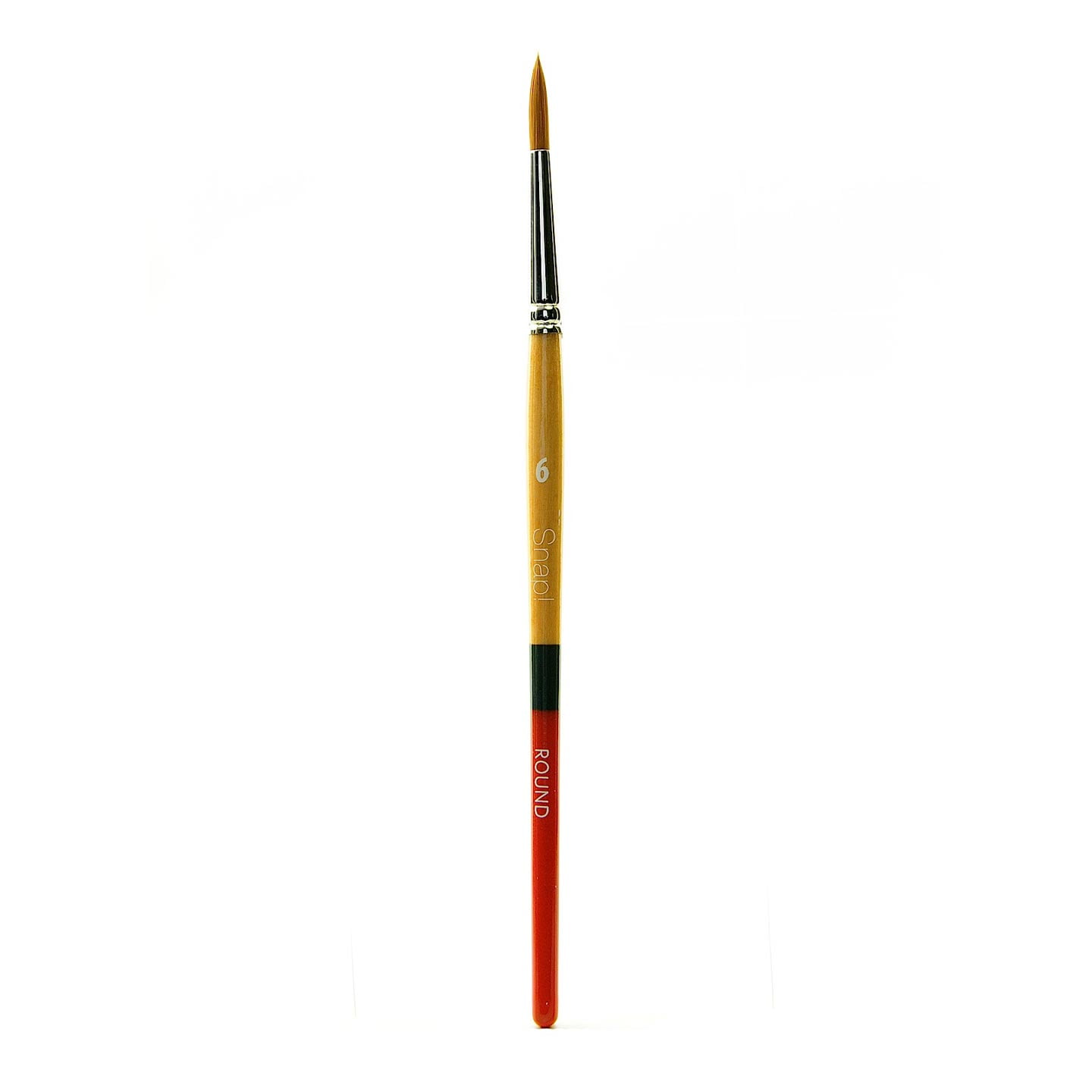 Princeton Snap! Golden Taklon Round Paintbrush: Size 6 - Walmart.com